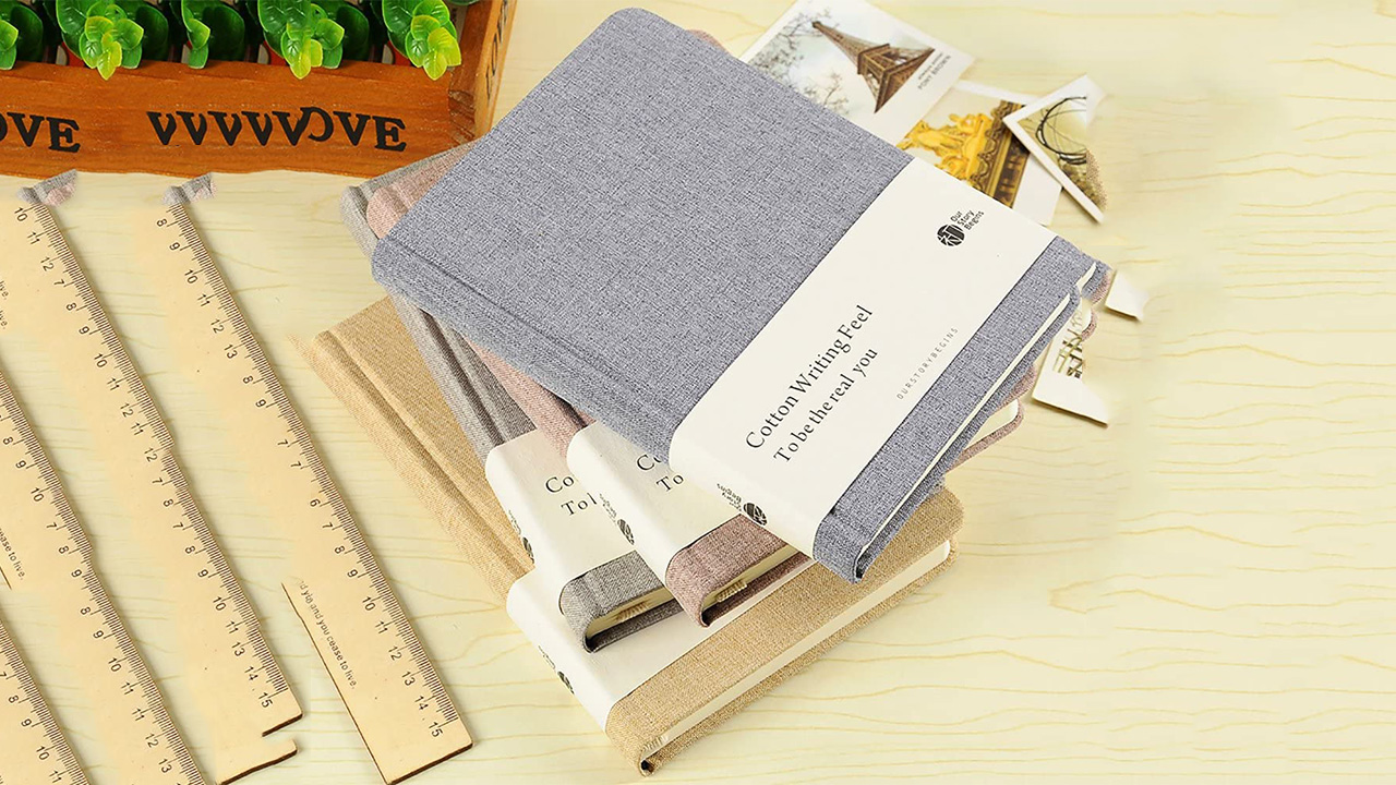 Watch Classic Thick Cloth Linen Notebook on Amazon Live