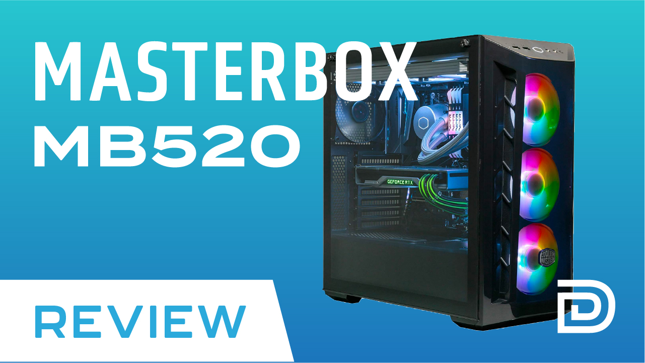 Watch Cooler Master MasterBox MB520 ARGB ATX PC Case Review on Amazon Live