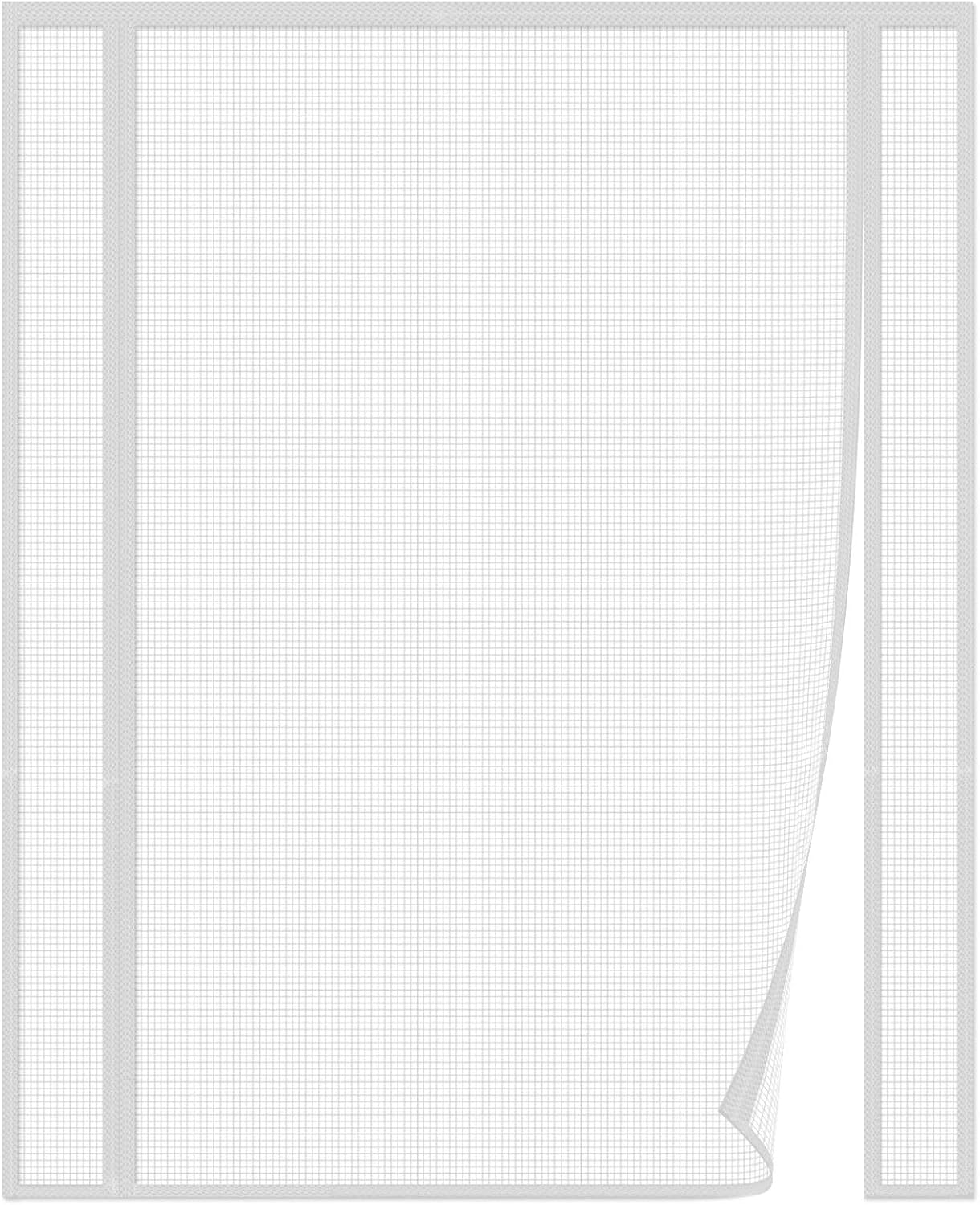 Risareyi Side Opening Magnetic Screen Door Fits Door Size 94 X 80 Inch