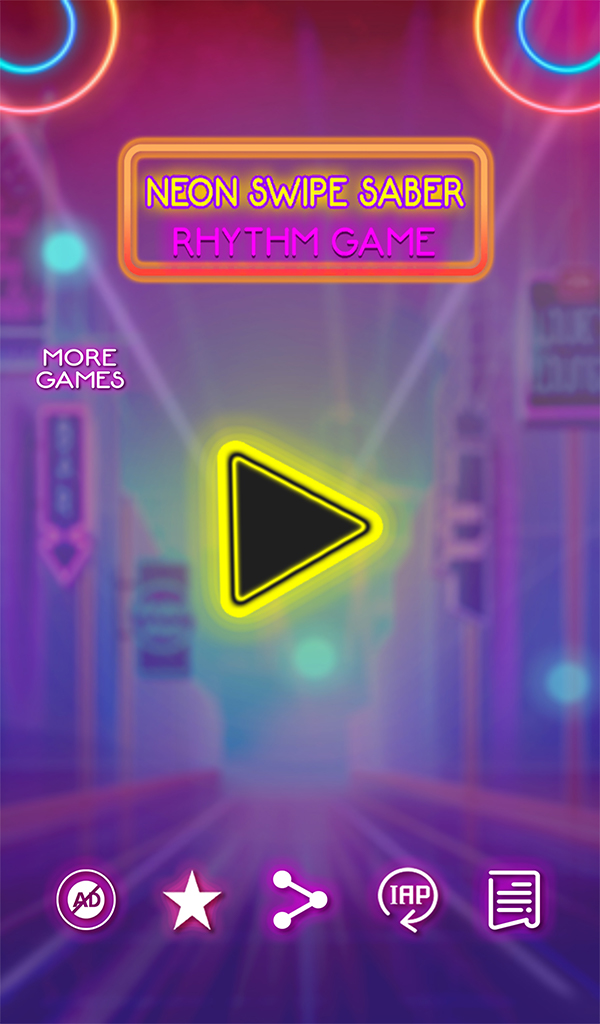 Neon Swipe Saber Rhythm Game - App on Amazon Appstore