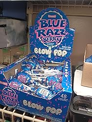 Amazon.com: Charms Blow Pops Blue Razz Berry Flavor, 48 Count (Pack of 1)
