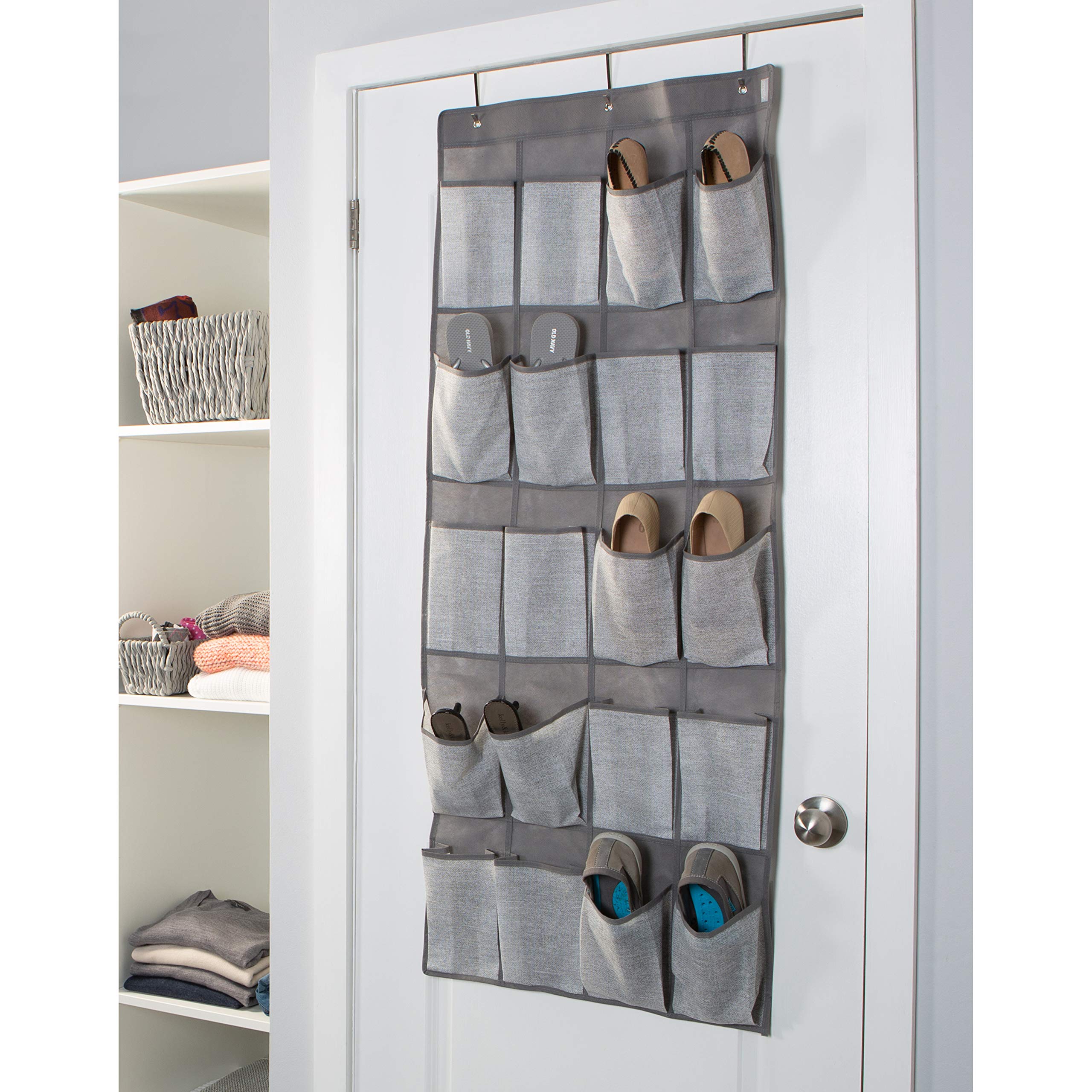 Snapklik.com : Over The Door Hanging Shoe Organizer Dimensions: 22x 54 ...