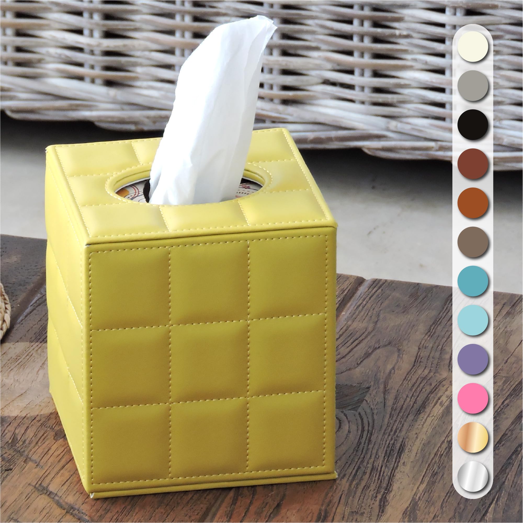 Amazon.com: Luxury 5 Star Hotel Style Tissue Box Cover - Sturdy and ...