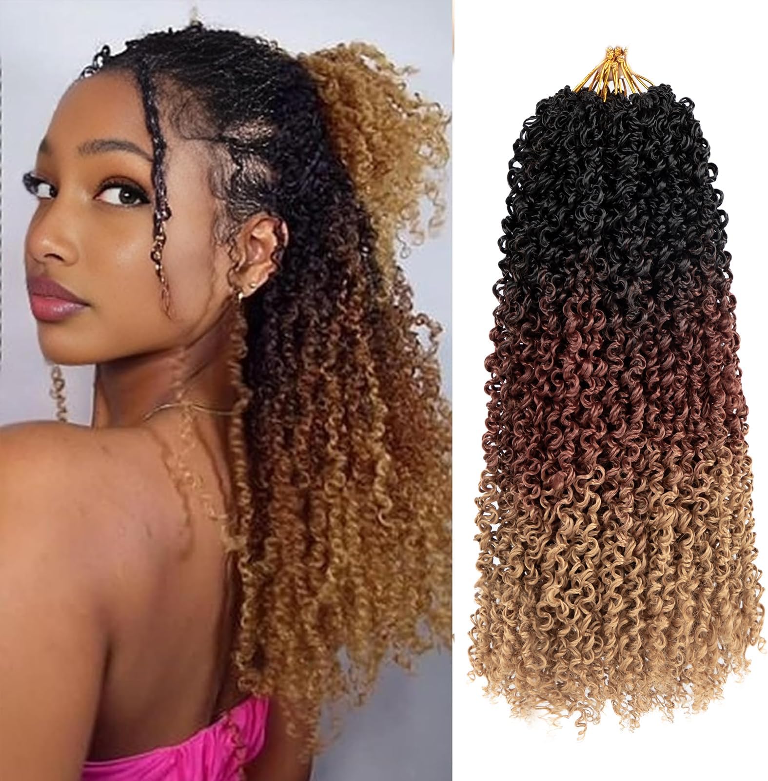 Amazon.com : Toyotress Yanky Twist Crochet Hair - 12 Inch 2 Packs (30 ...