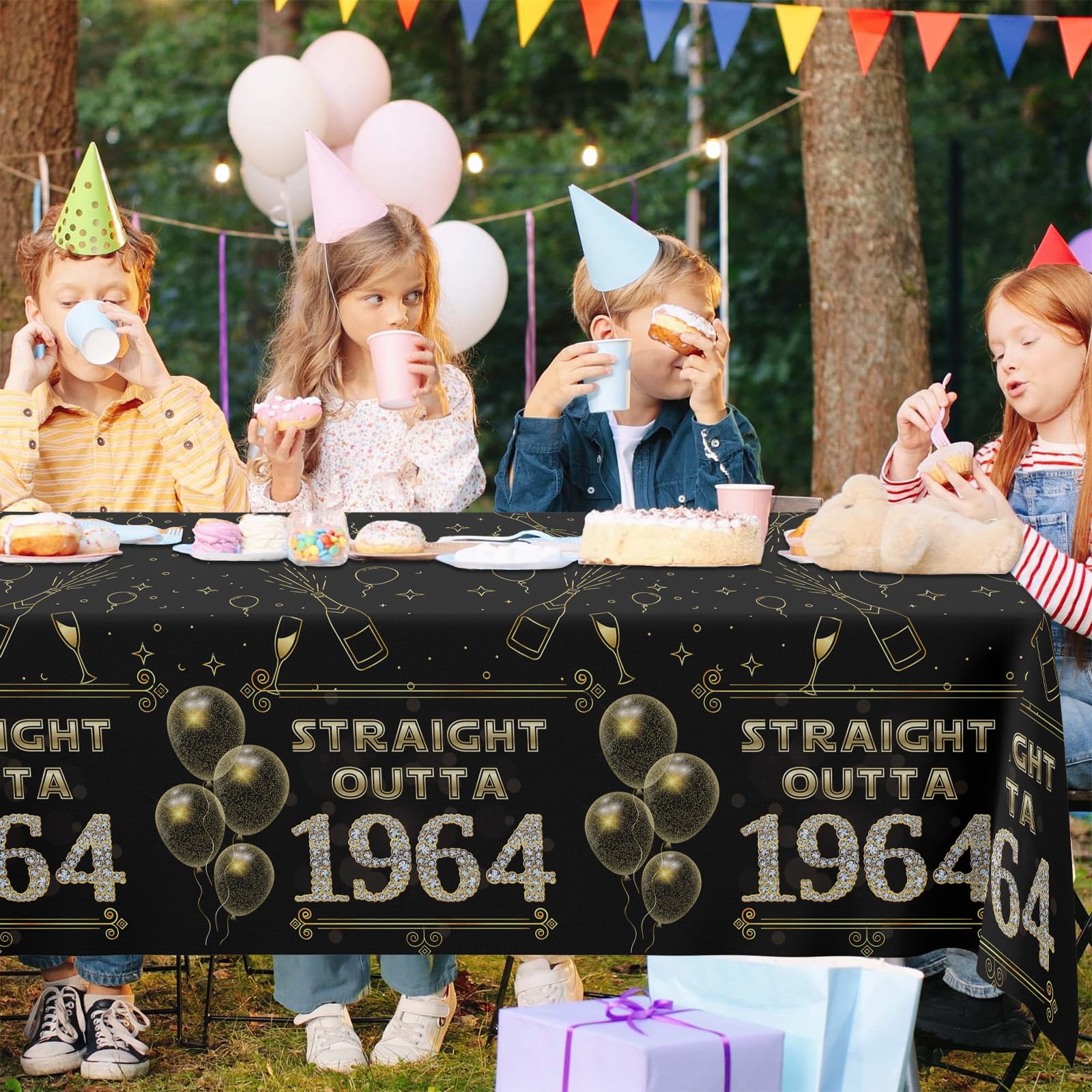 Snapklik.com : Straight Outta 1964 Birthday Tablecloths, Cheer To 60 ...