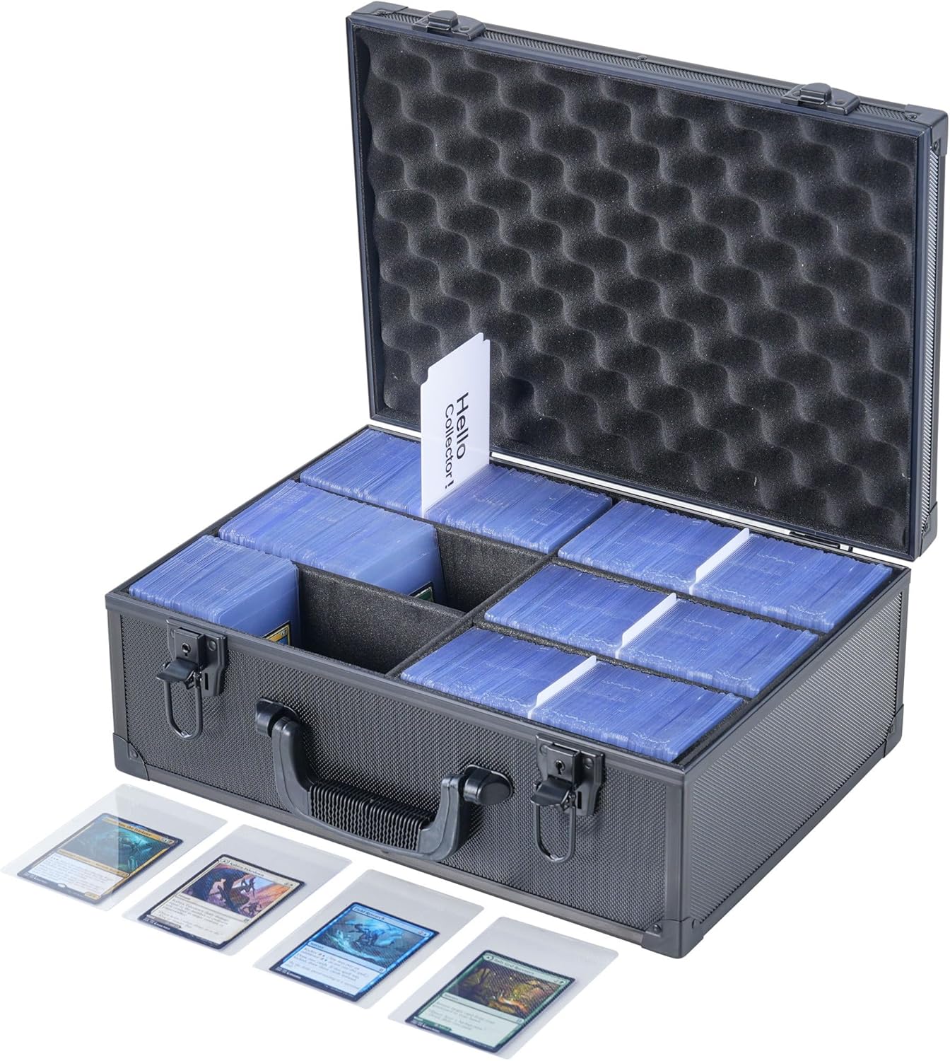 Amazon.com: D DACCKIT Semi Rigid Card Holders Storage Box - Trading ...