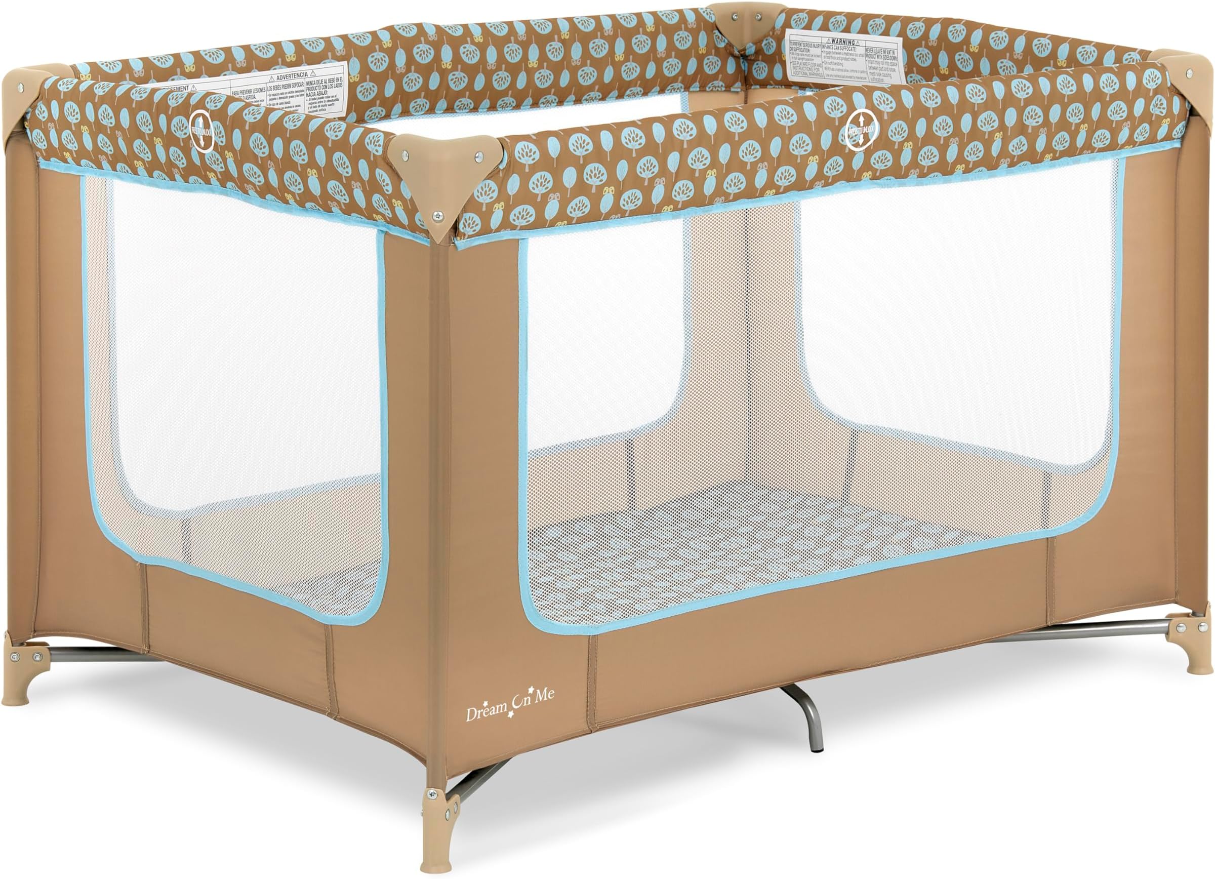 Amazon.com : VEVOR Baby Travel Crib and Play Yard, Folding Baby Playpen ...