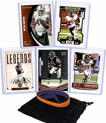 Amazon.com: Devin Hester (5) Assorted Football Cards Gift Pack ...