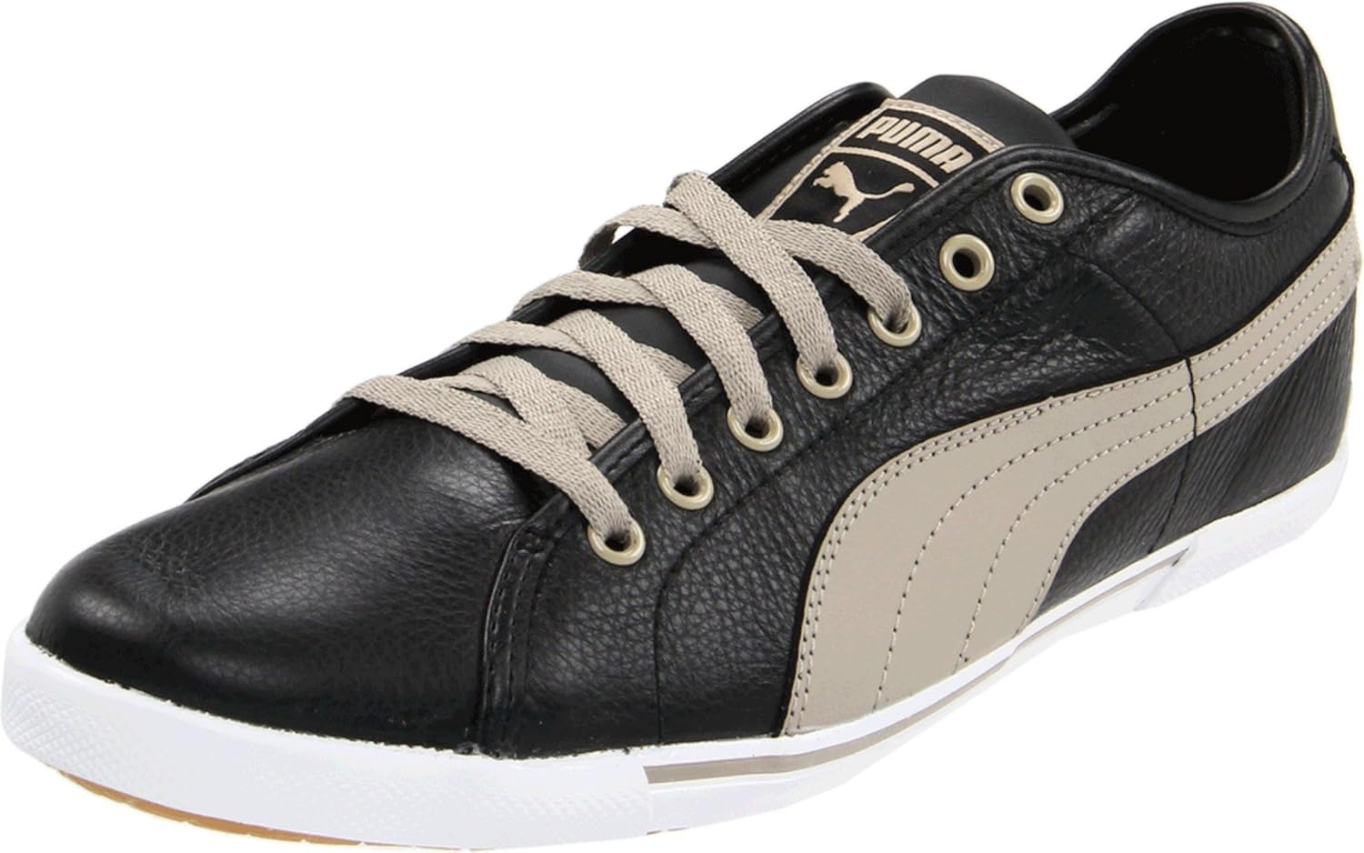 PUMA Benecio - Tenis de Piel para Hombre, Negro, Gris Pardo (Black ...