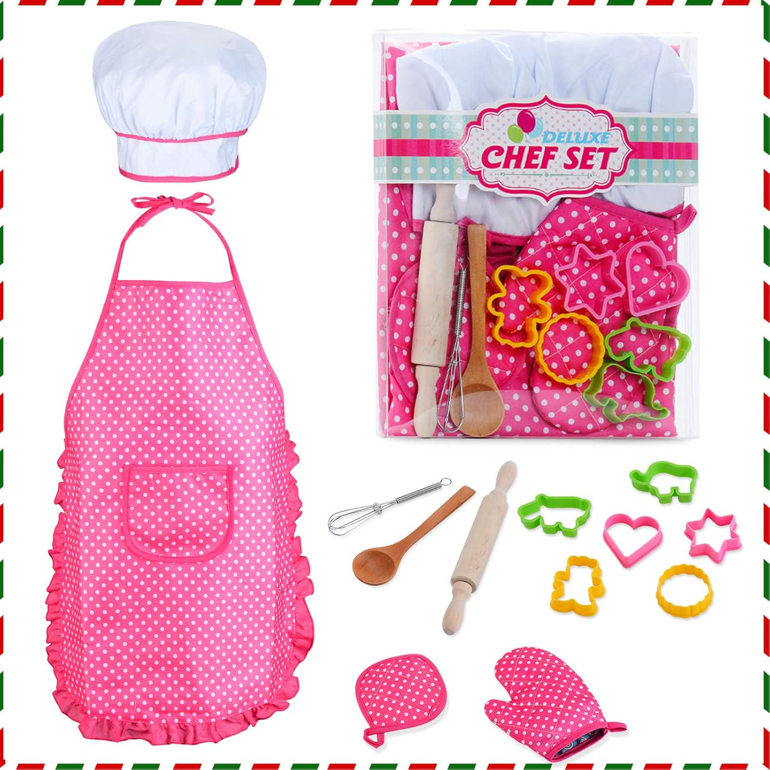 Amazon.com: HmiL-U Chef Set for Kids - 13 Pcs Kid Cooking and Baking ...