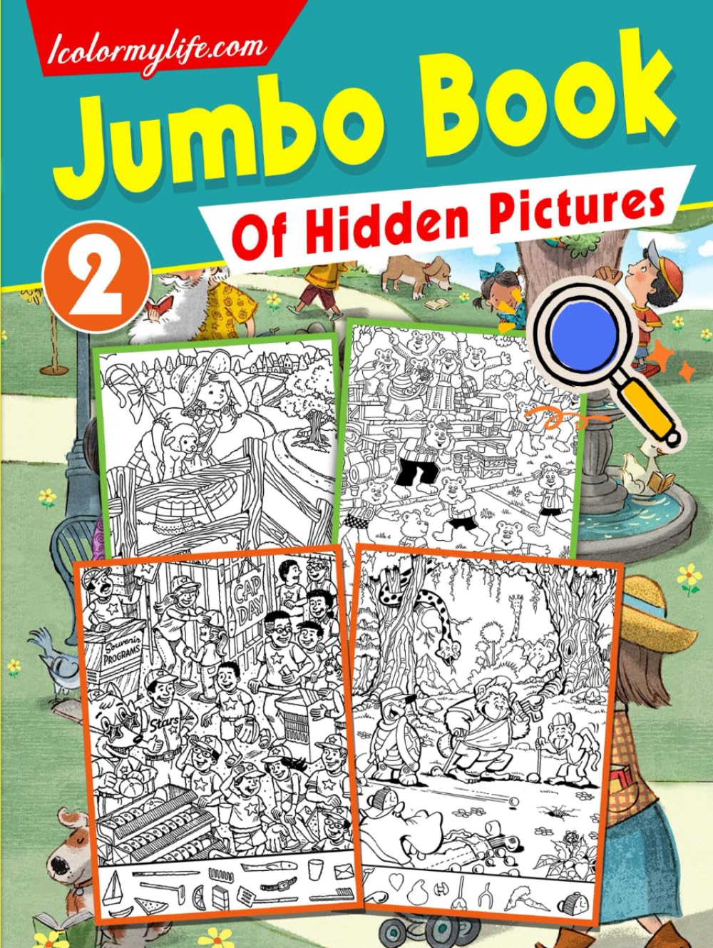 Amazon.com: Jumbo Book of Hidden Pictures 2: Search And Find Picture ...