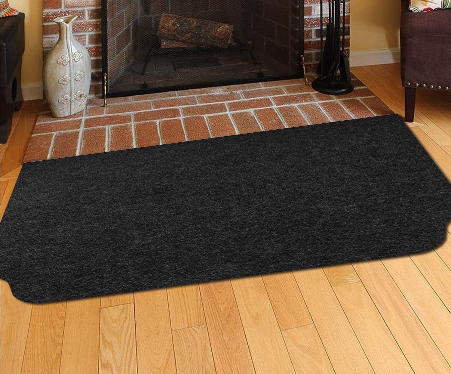 Amazon.com : Tirifer Fire Resistant Fireplace Hearth Rug, Hearth Pad ...