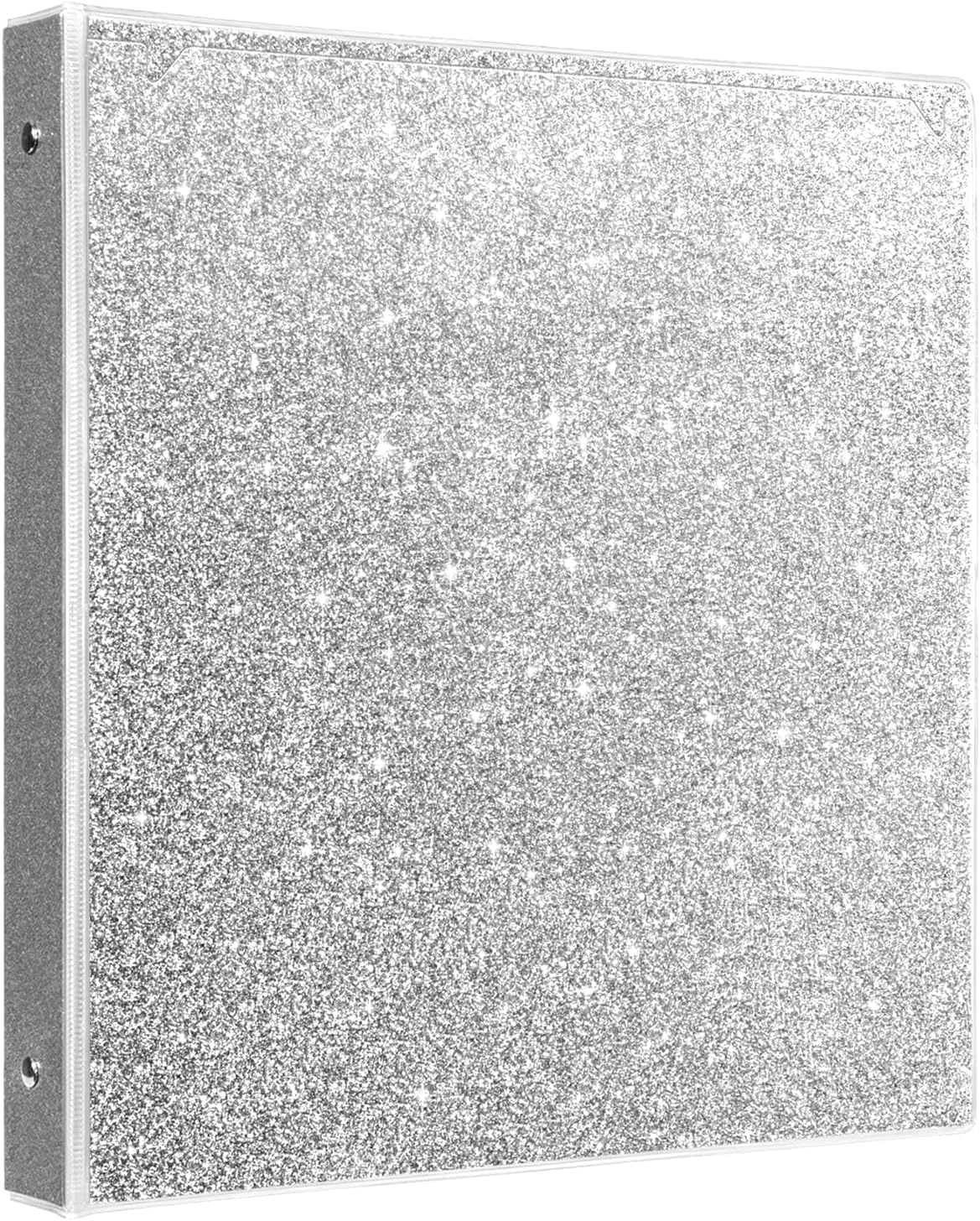 Amazon.com : EYROZILL 1" Binder 3 Rings, Glitter Binder Holds 300 ...