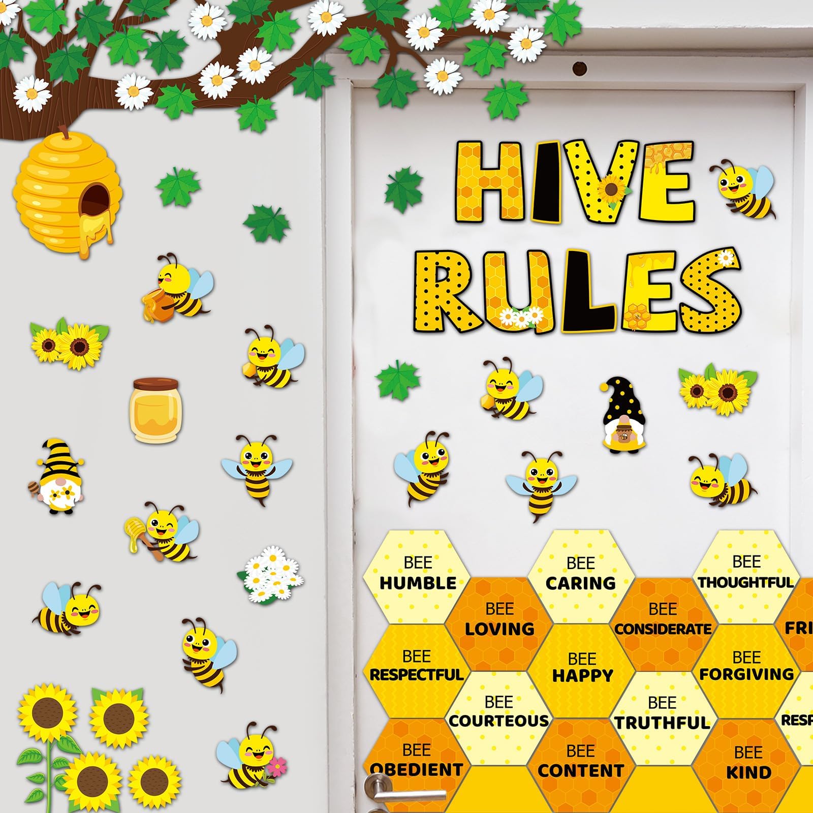 Snapklik.com : Gisgfim Bee Motivational Bulletin Board Decorations Hive ...