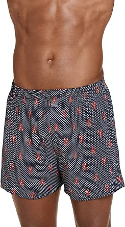 Jockey Men's Underwear Lobster Woven 5" Boxer, Lobster Print, S at ...