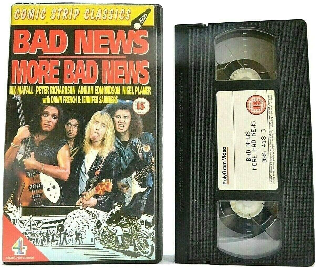 Comic Strip Classics: Bad News/More Bad News [VHS] : Adrian Edmondson ...