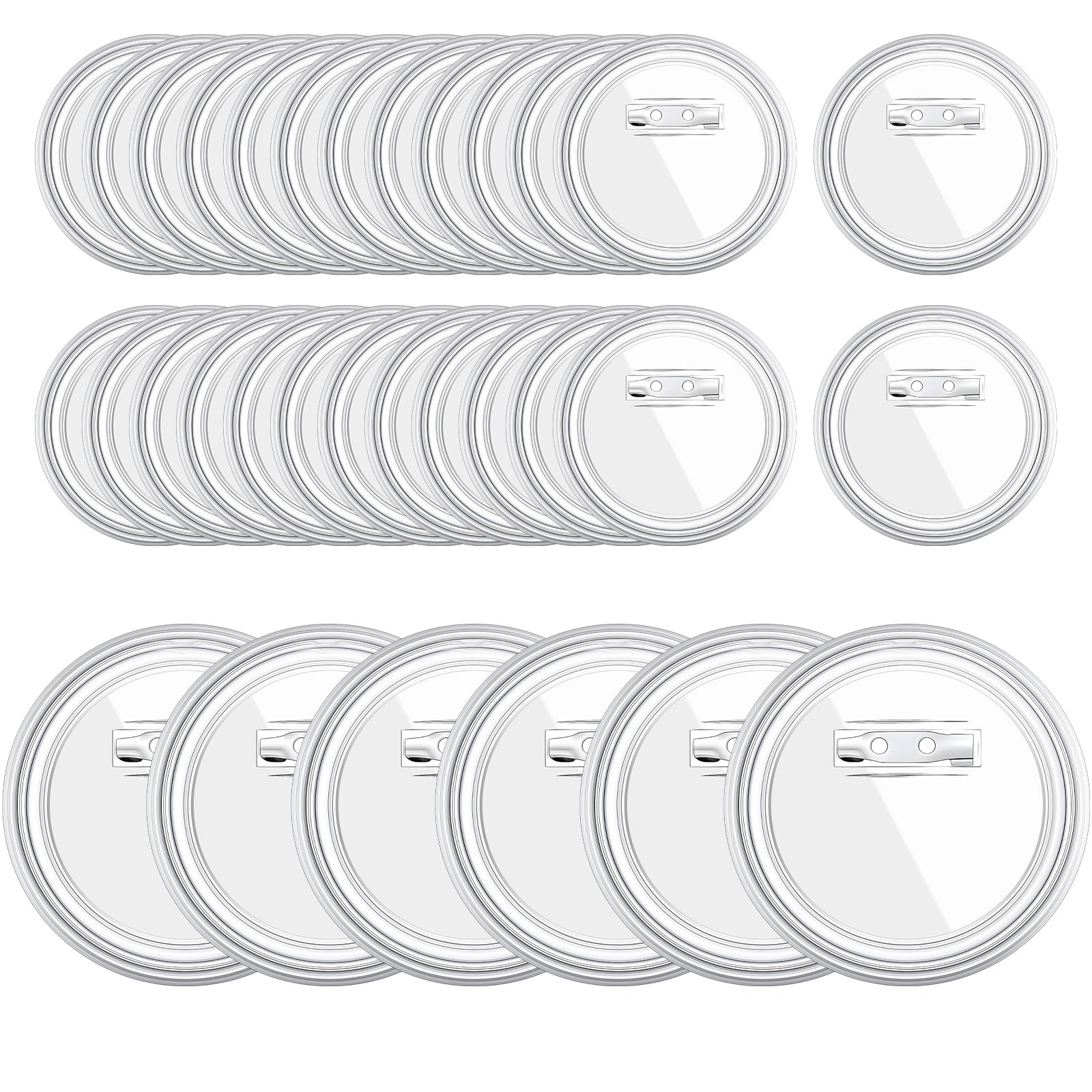 Amazon.com: 50Pcs 3 Inch Button Maker, Acrylic Buttons Pin Badge, DIY ...