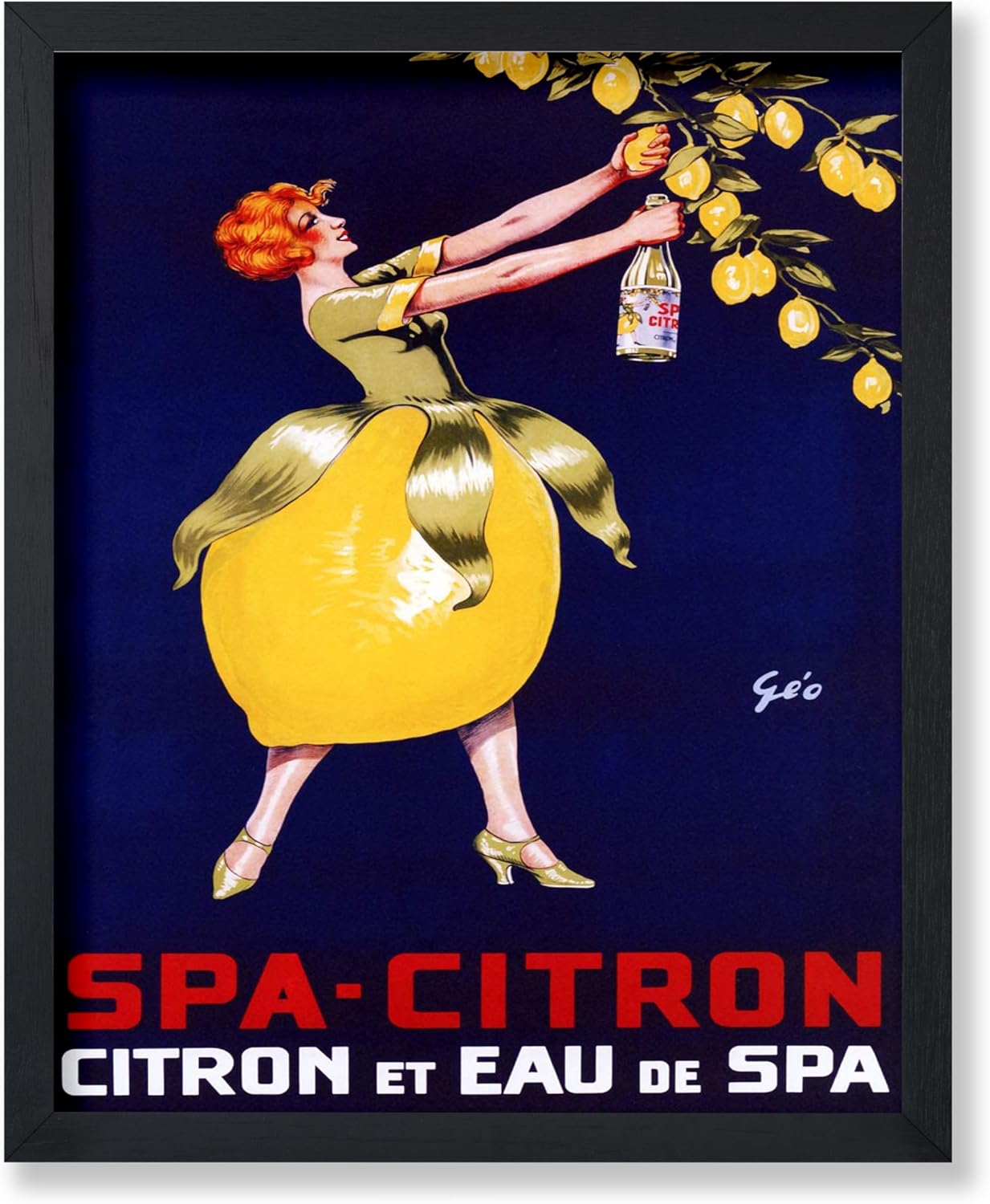 Amazon.com: Poster Master Vintage Spa Citron Poster - Retro Lemon ...