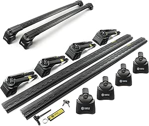 TURTLE AIR2 | Roof rack, Roof bars | Compatible with Audi Q7 (4M) 2016 ...