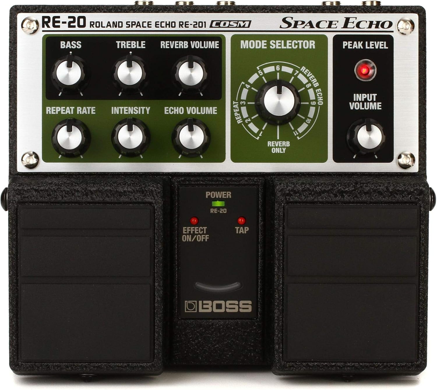 Amazon.com: BOSS RE-20 Roland Space Echo Twin Guitar Pedal (Recreation ...