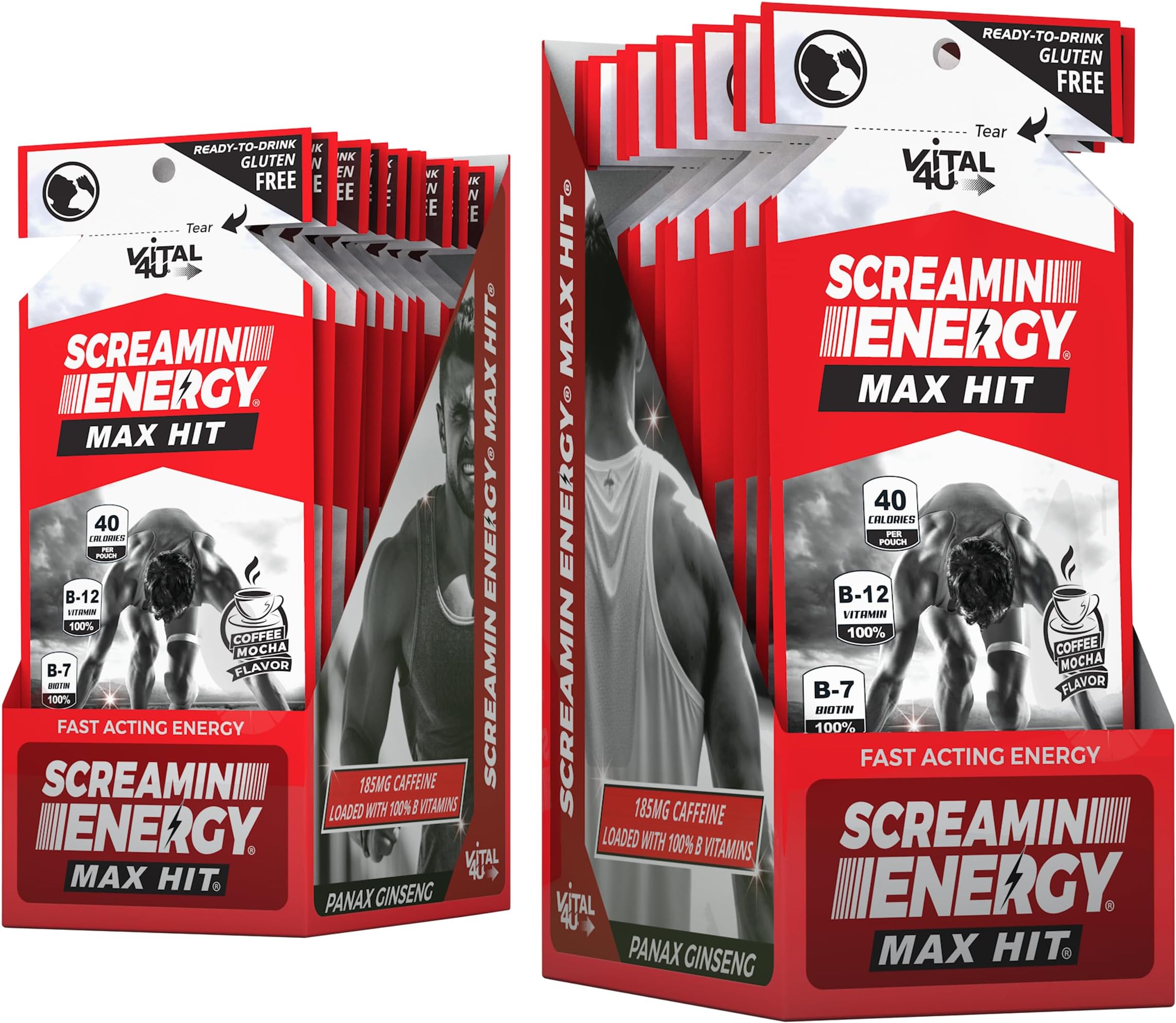 Amazon.com : Global Brands ENERGY 2000 Energy Shot | Berry Flavor | 2 ...