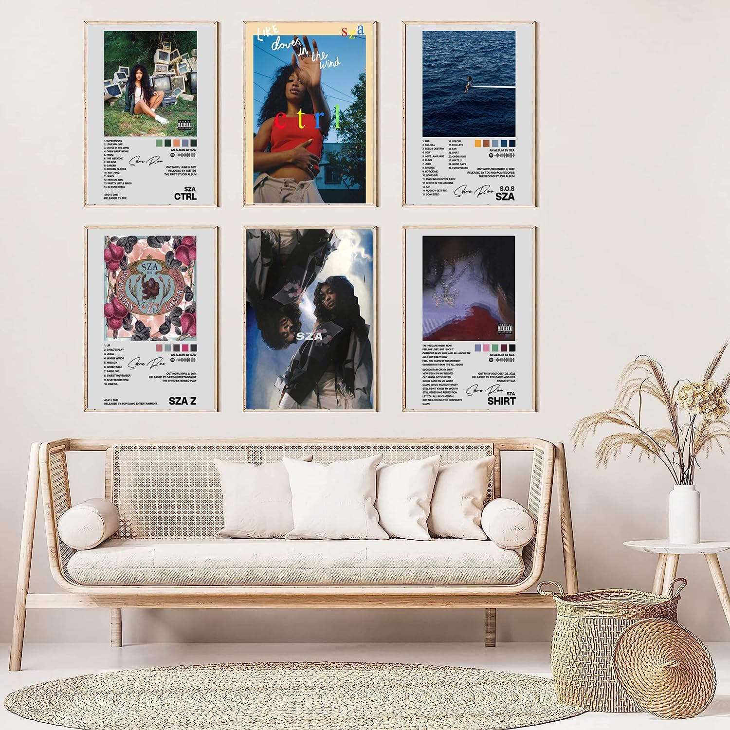 Limited Edition Sza Signed Poster, Music Album Cover Artwork, and ...