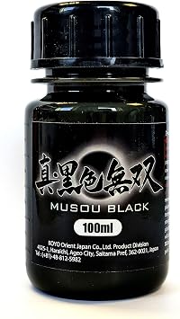 HomeOutdoor Musou Black Water-based Acrylic Paint - 100ml - Made in ...