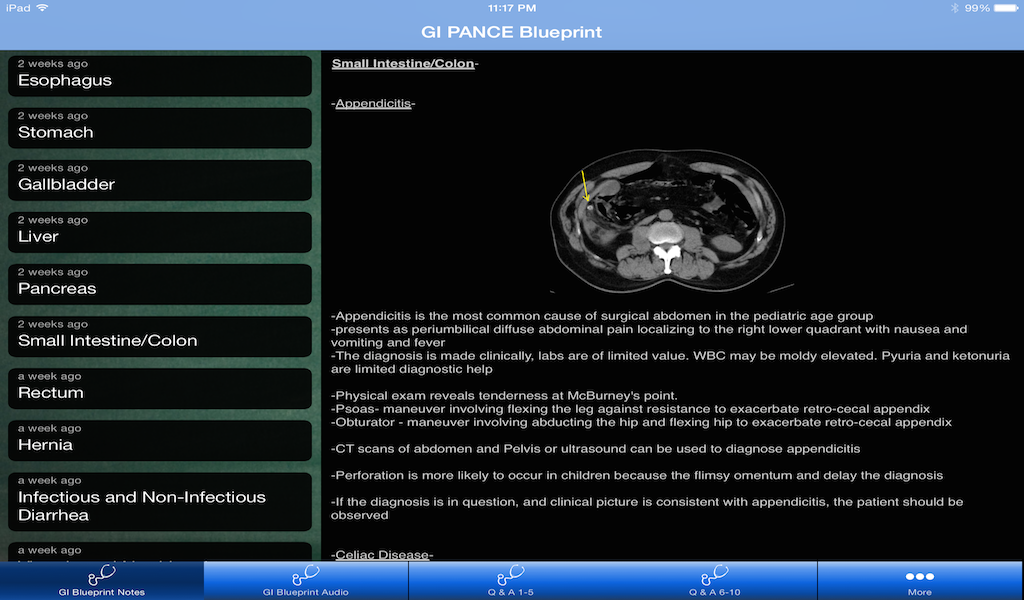 Gastrointestinal Blueprint PANCE Board Review - App on Amazon Appstore