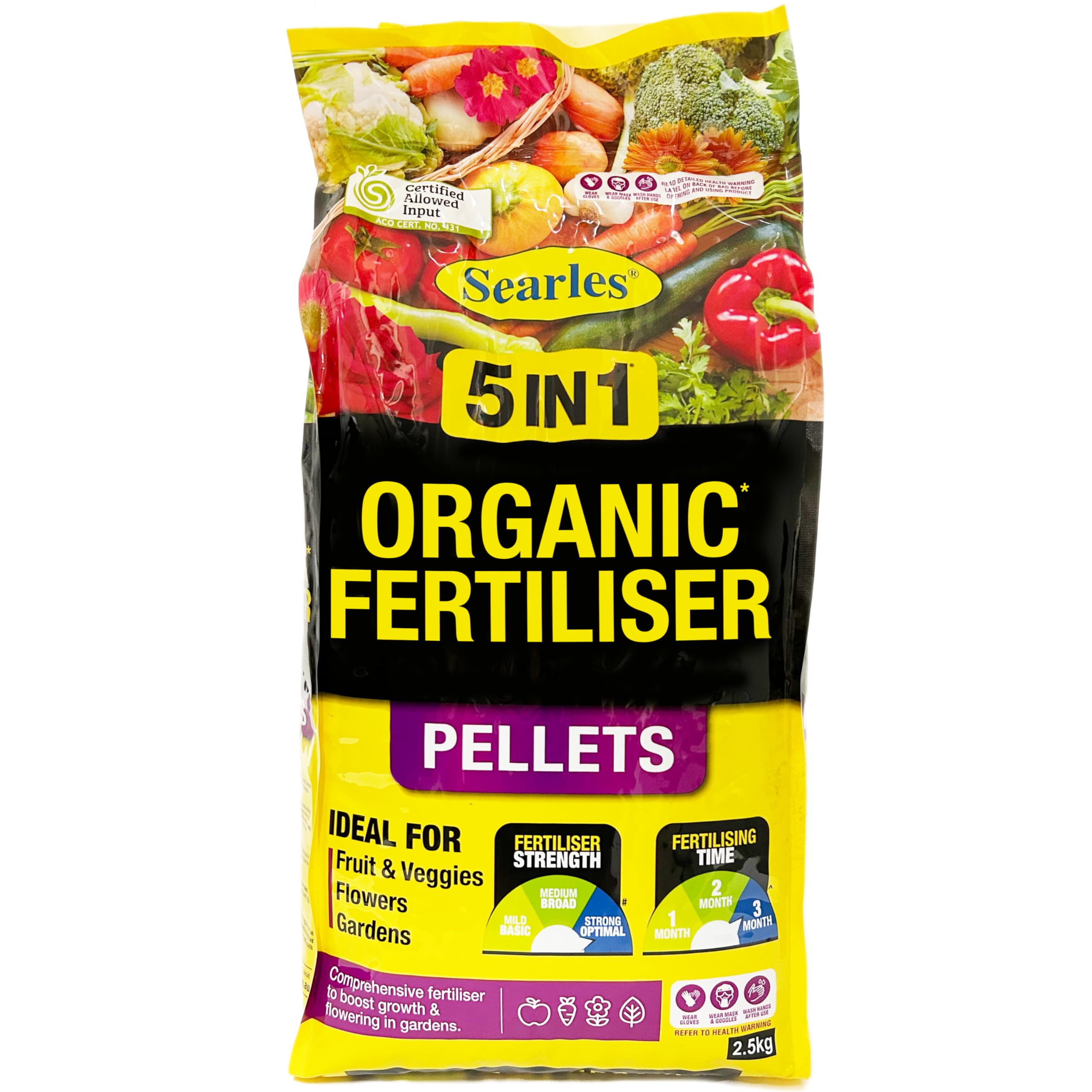 Searles 5 in 1 Organic Fertiliser Pellets 2.5 kg : Amazon.com.au: Garden