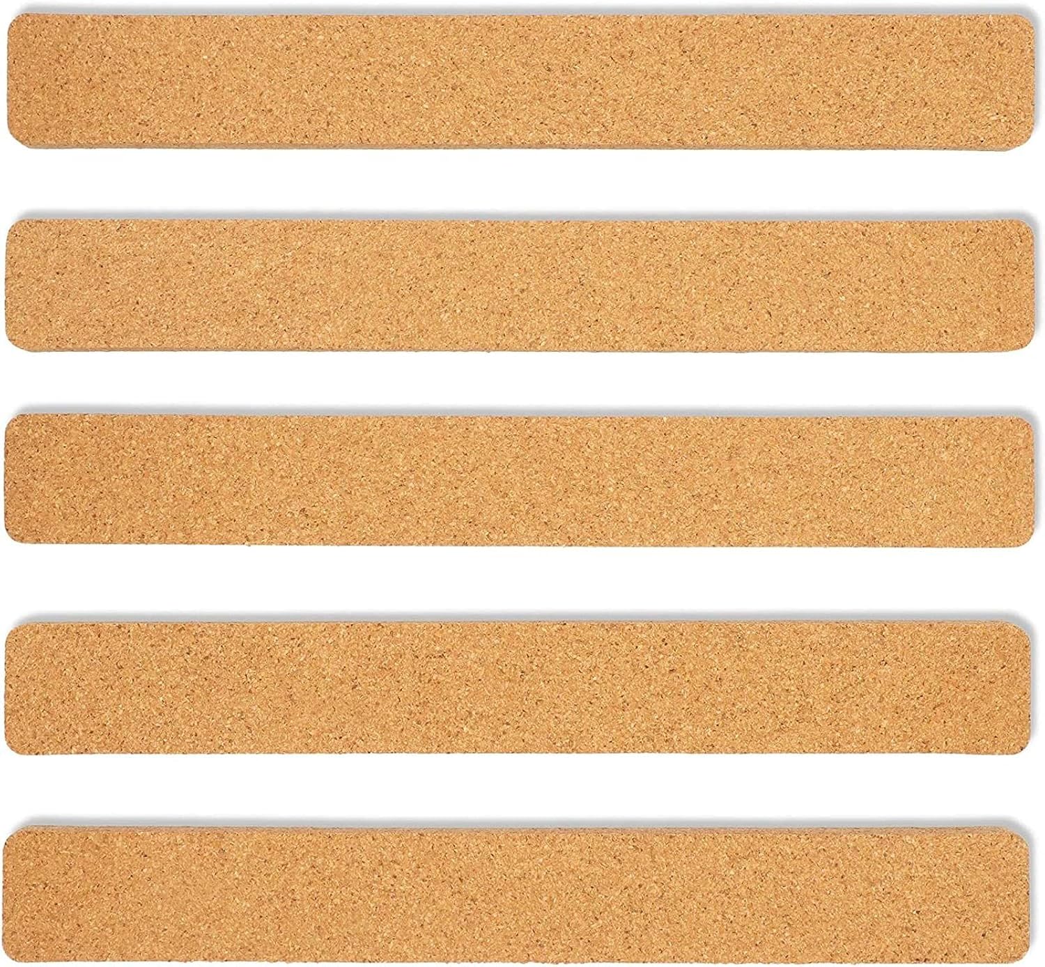 Brandclub - 6 Pack Cork Board Strips for Walls - Adhesive Bulletin ...