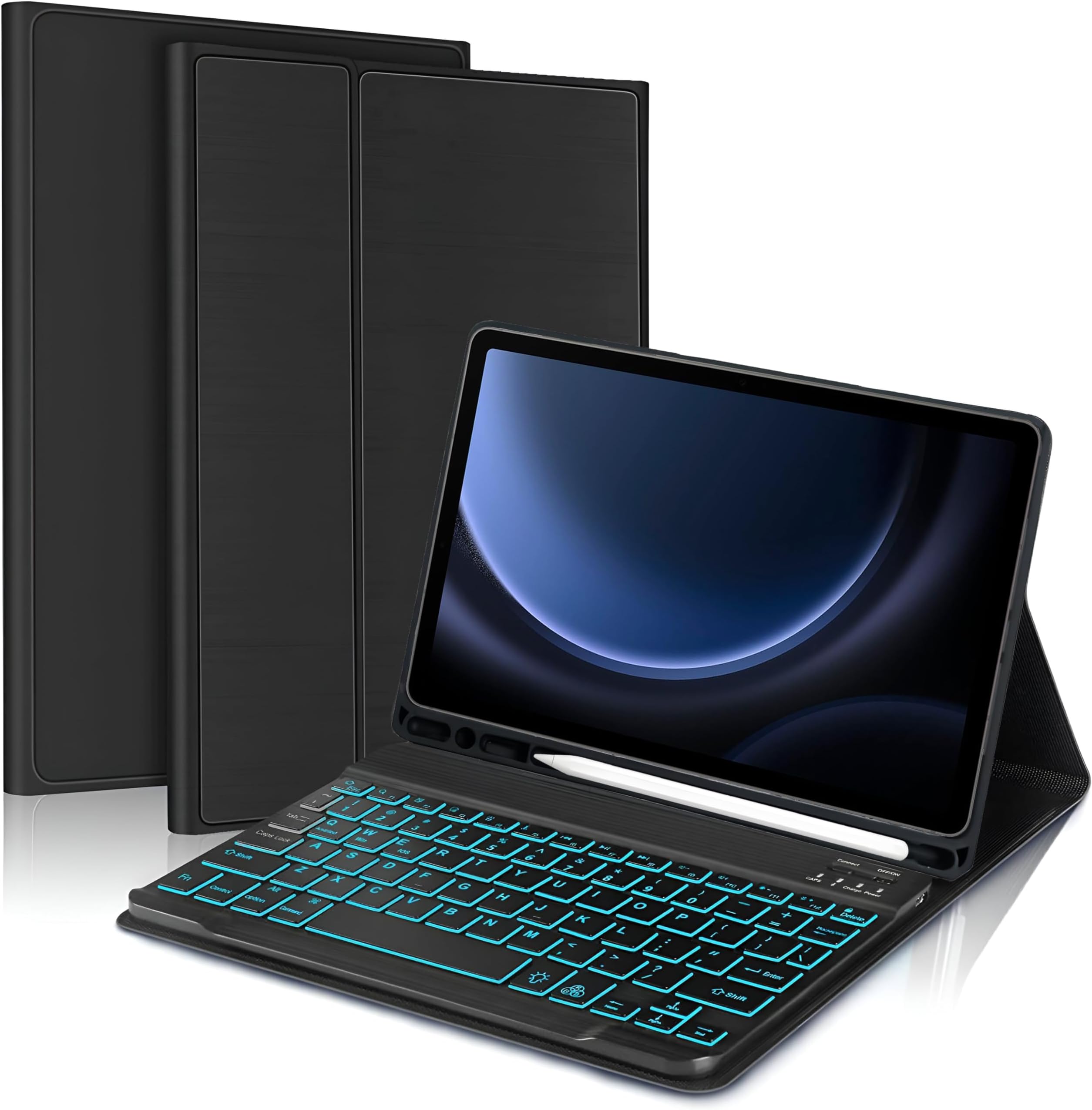 ProElite Keyboard case for Samsung Galaxy Tab S9 FE 10.9 inch/S9 11 ...