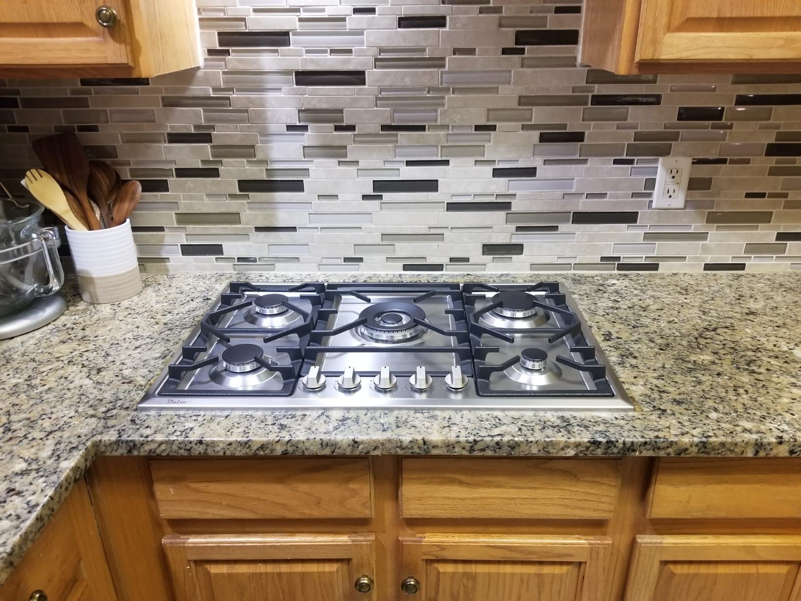 $27/mo - Finance 30 Inch Gas Cooktop with 6 Metal Knob, Dalxo 5 Italy ...
