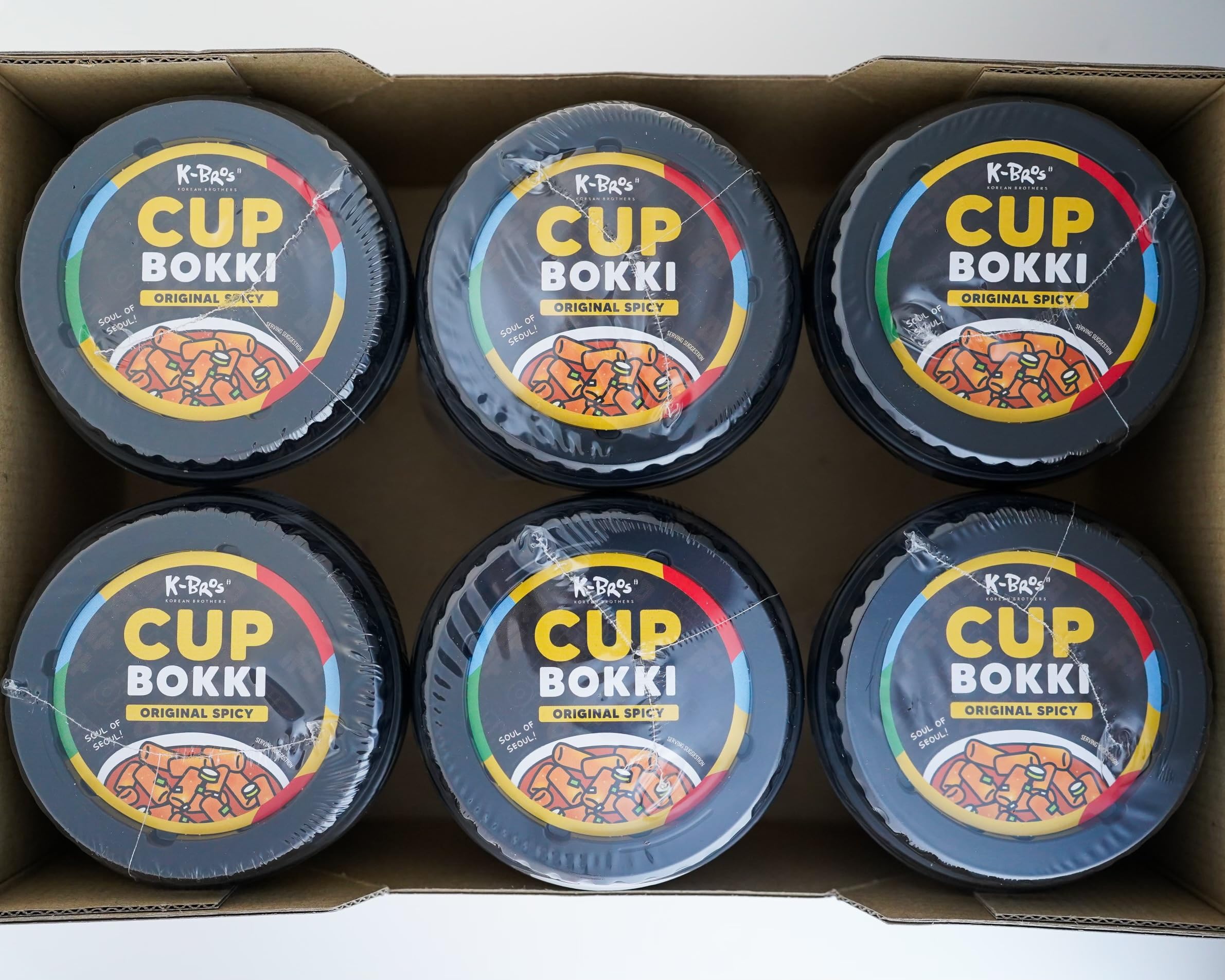 Snapklik.com : CupBokki Korean Tteokbokki Rice Cakes, Spicy Flavor, 6 ...