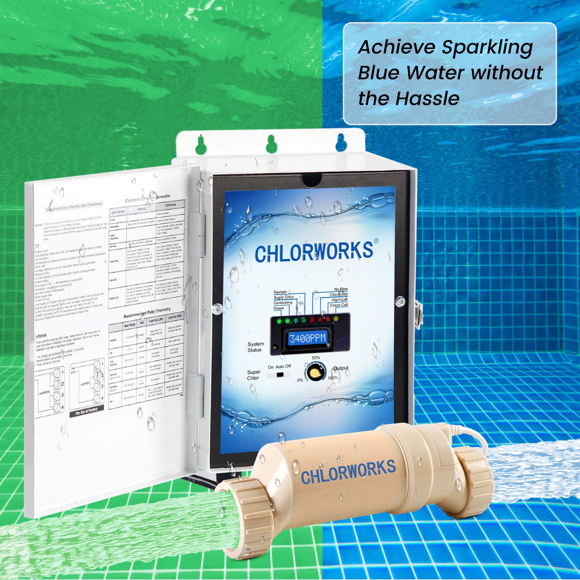 Swimming Pool Chlorinator System – PBXWHP
