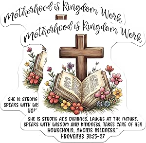 Amazon.com: (2 Pack) Inspirational Bible Verse Magnet - Proverbs 31:25 ...