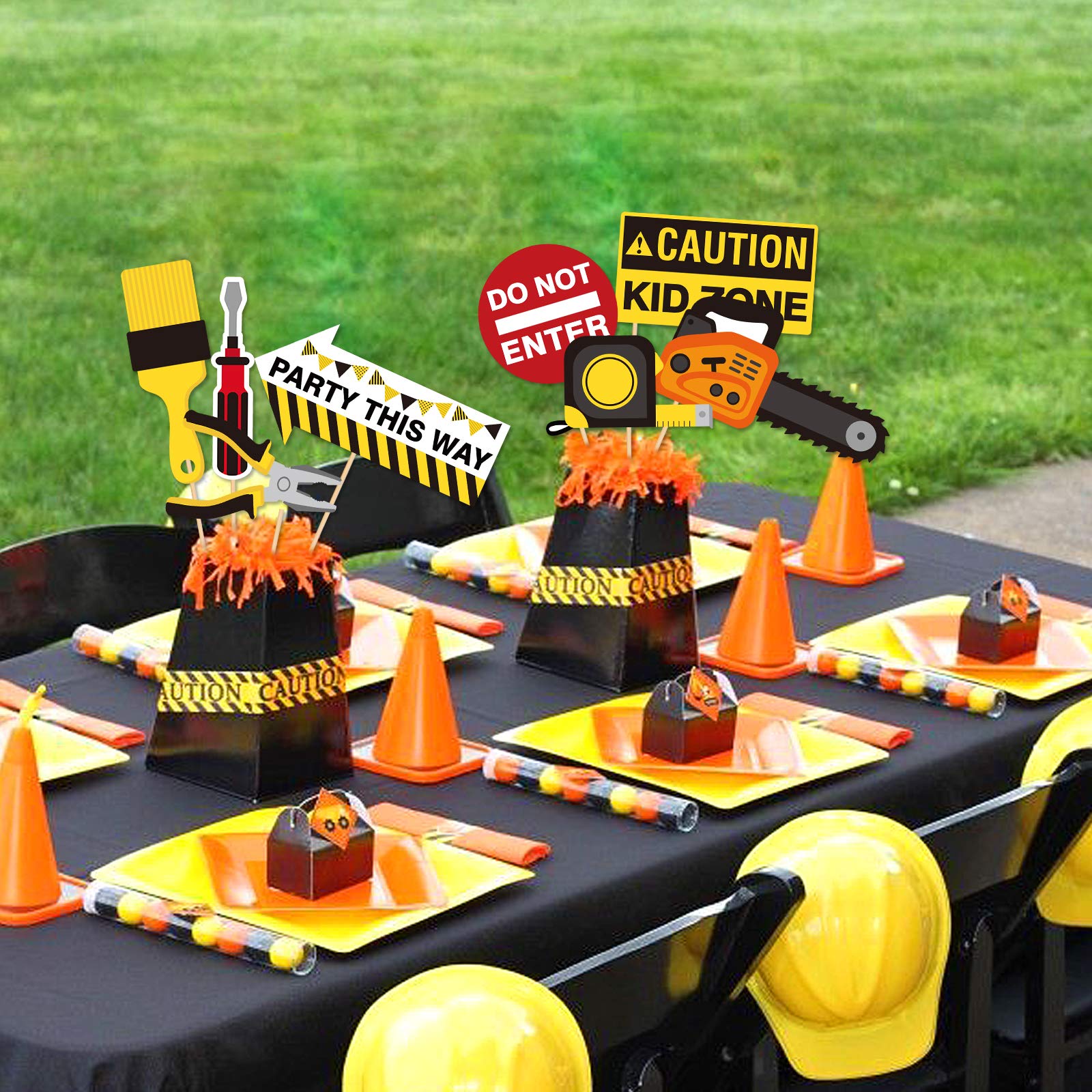 41Ct Construction Photo Booth Props Construction Truck Centerpieces ...
