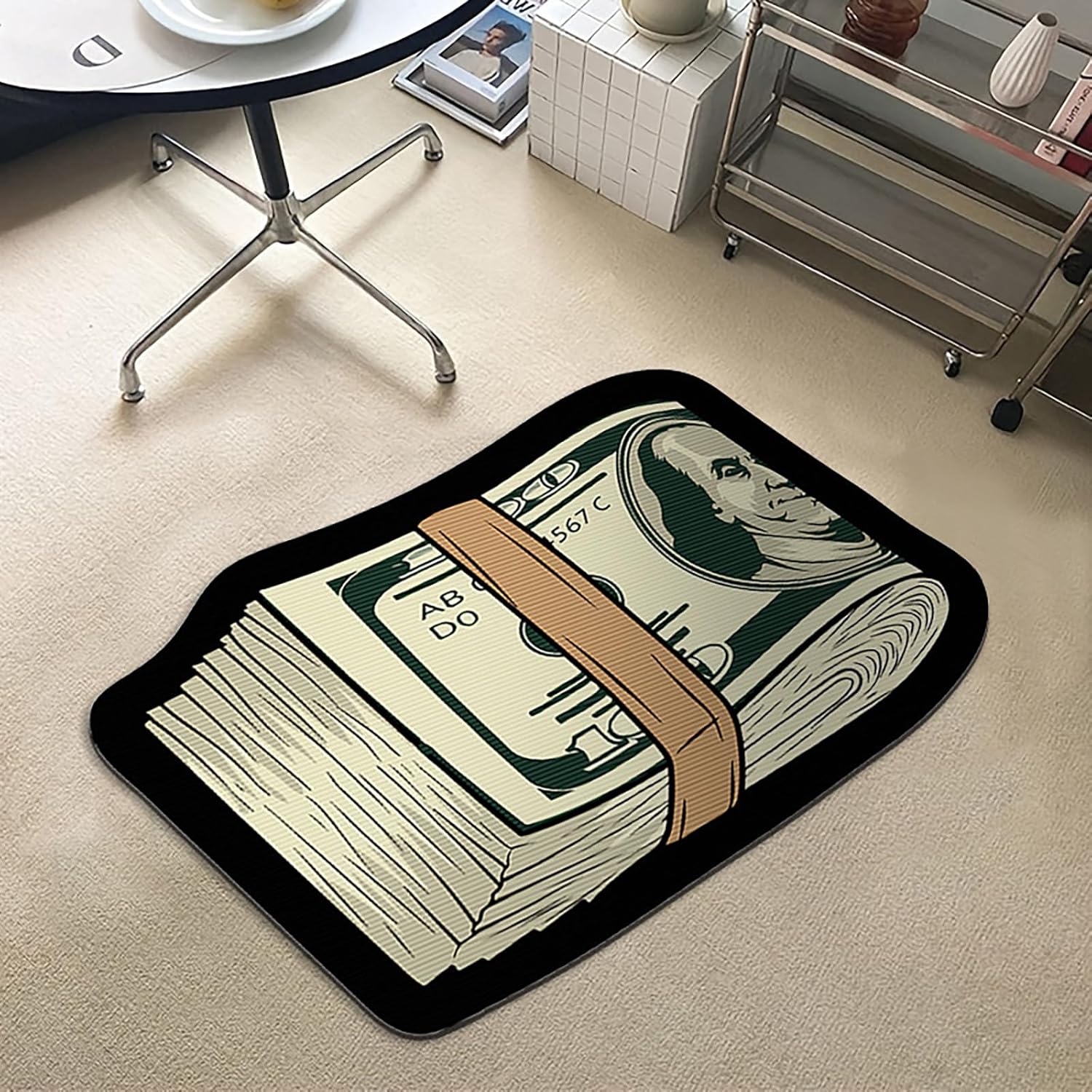 Amazon.com: Money Rug, Money Rug for Bedroom, Money Rug 100 Dollar Bill ...