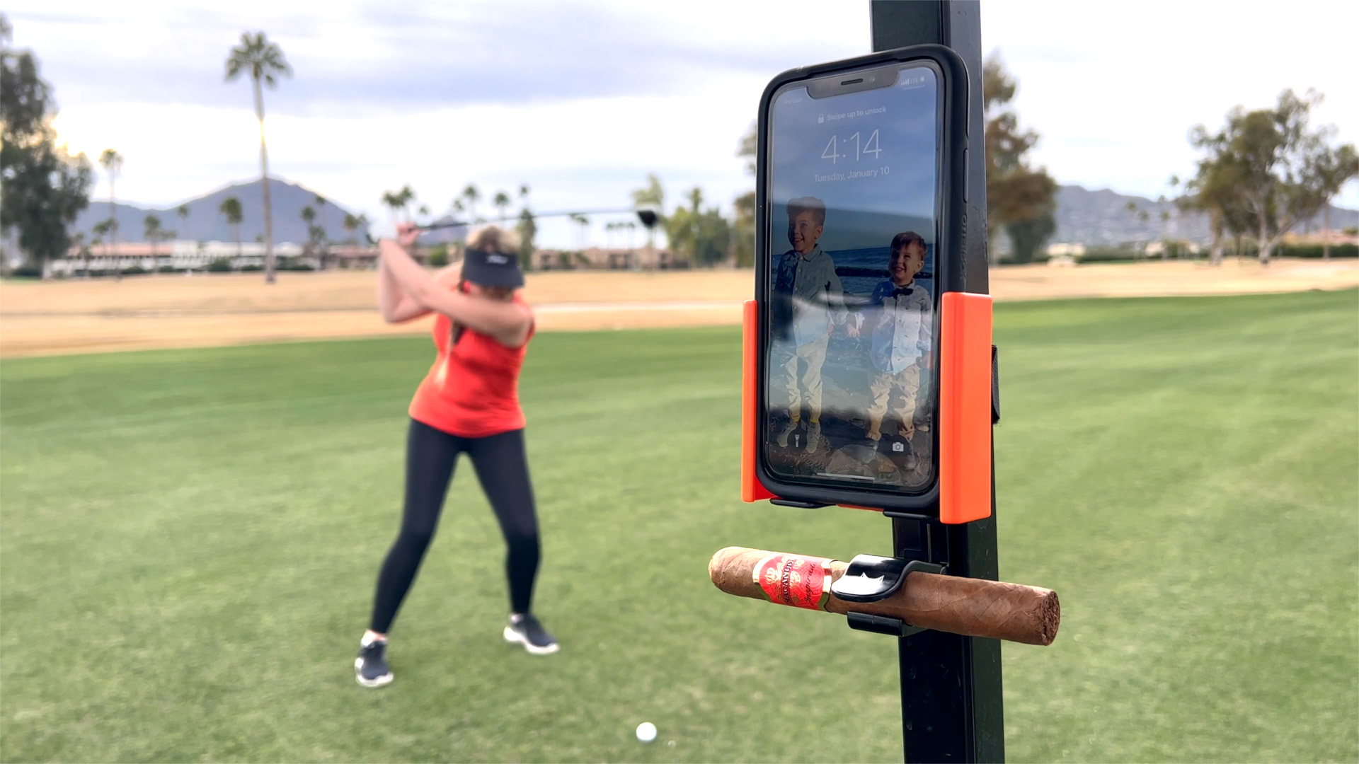Watch Phone Caddy with Cigar Holder on Amazon Live