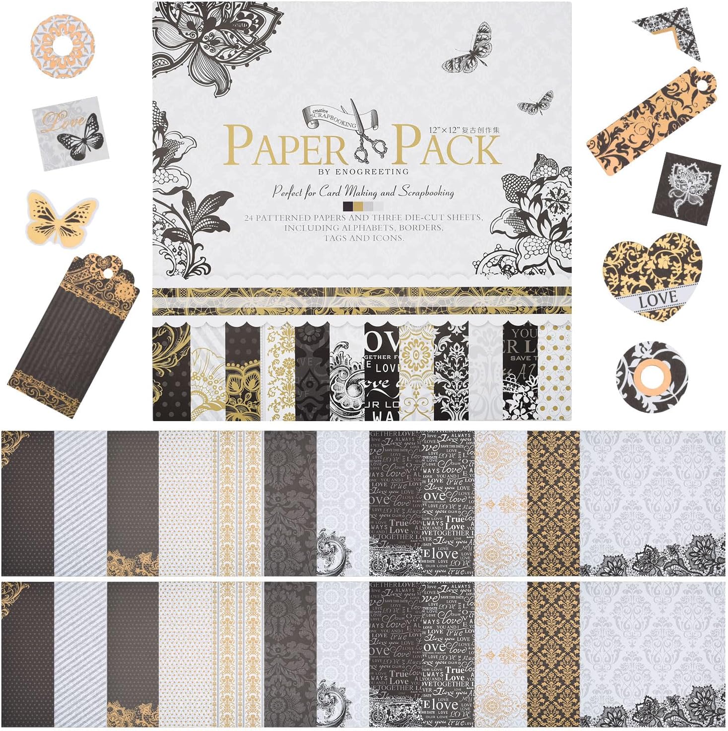 Amazon.com: Stamperia Intl SBBL18 Wedding Double Sided Paper Pad (10 ...