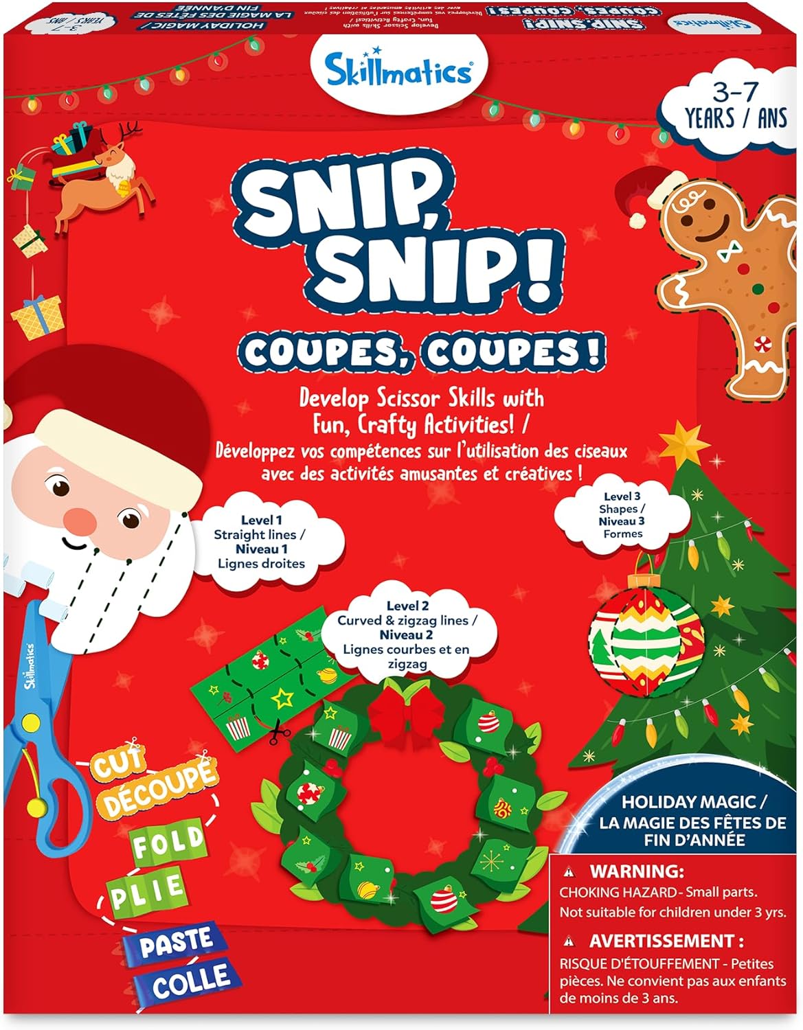 Skillmatics Scissor Skills Activity Book - Snip Snip, 25 Fun Cutting ...