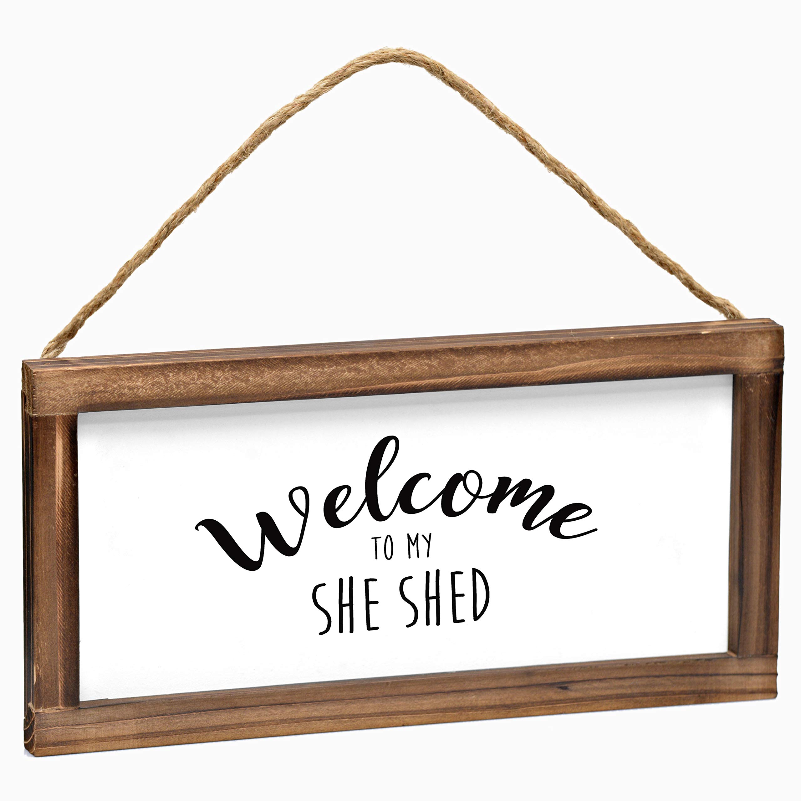 Buy Rustic She Shed Sign Decor 6x12 Inch - She Shack Signs, Bar Signs ...