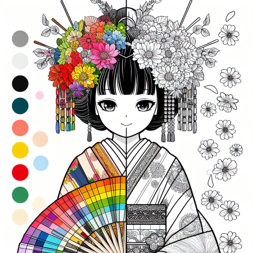 Japanese Paint By Number - Culture Coloring Book For Grownups:Amazon.co ...