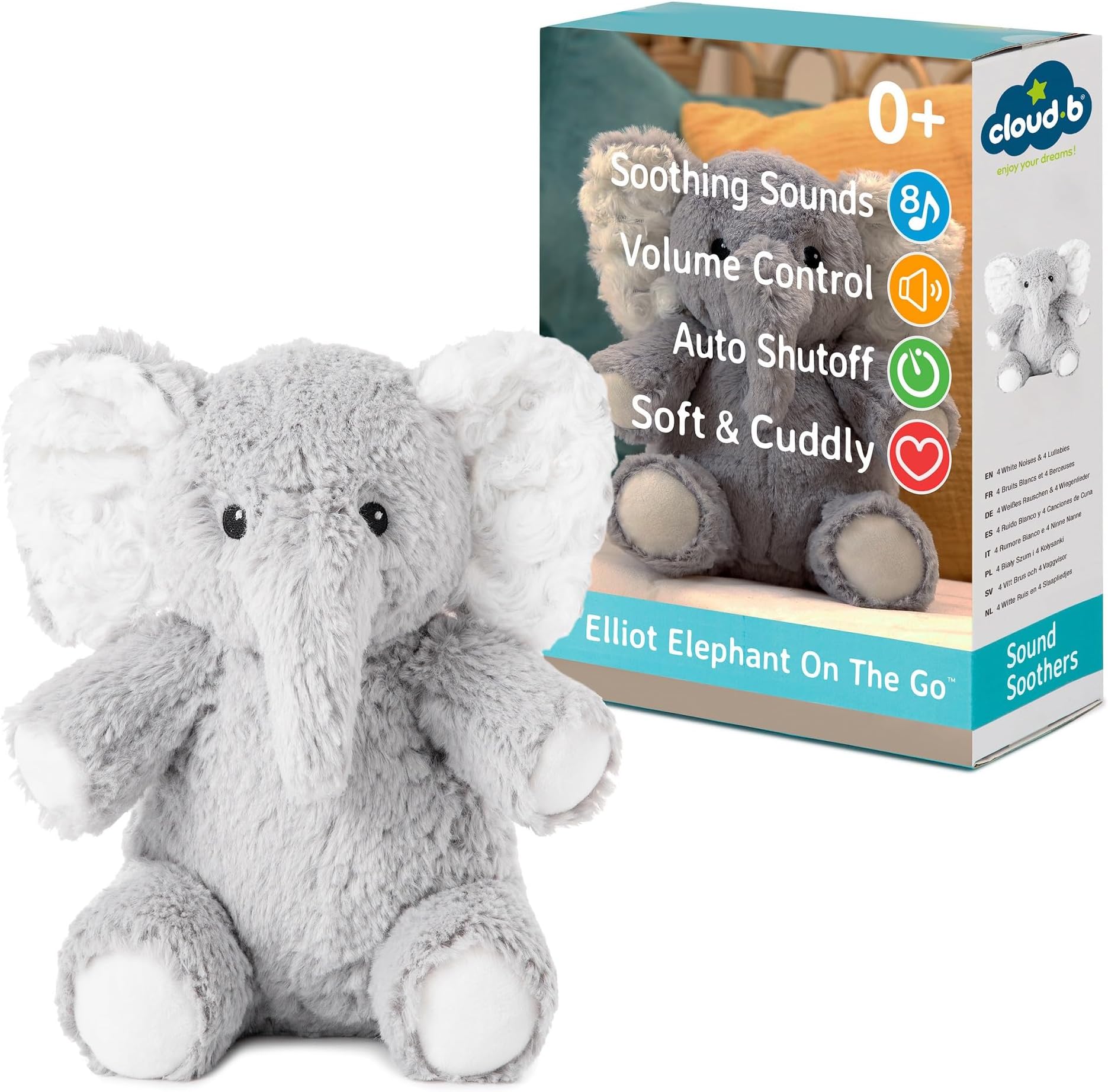 Amazon.com : Cloud b Sound Machine with White Noise Soothing Sounds ...