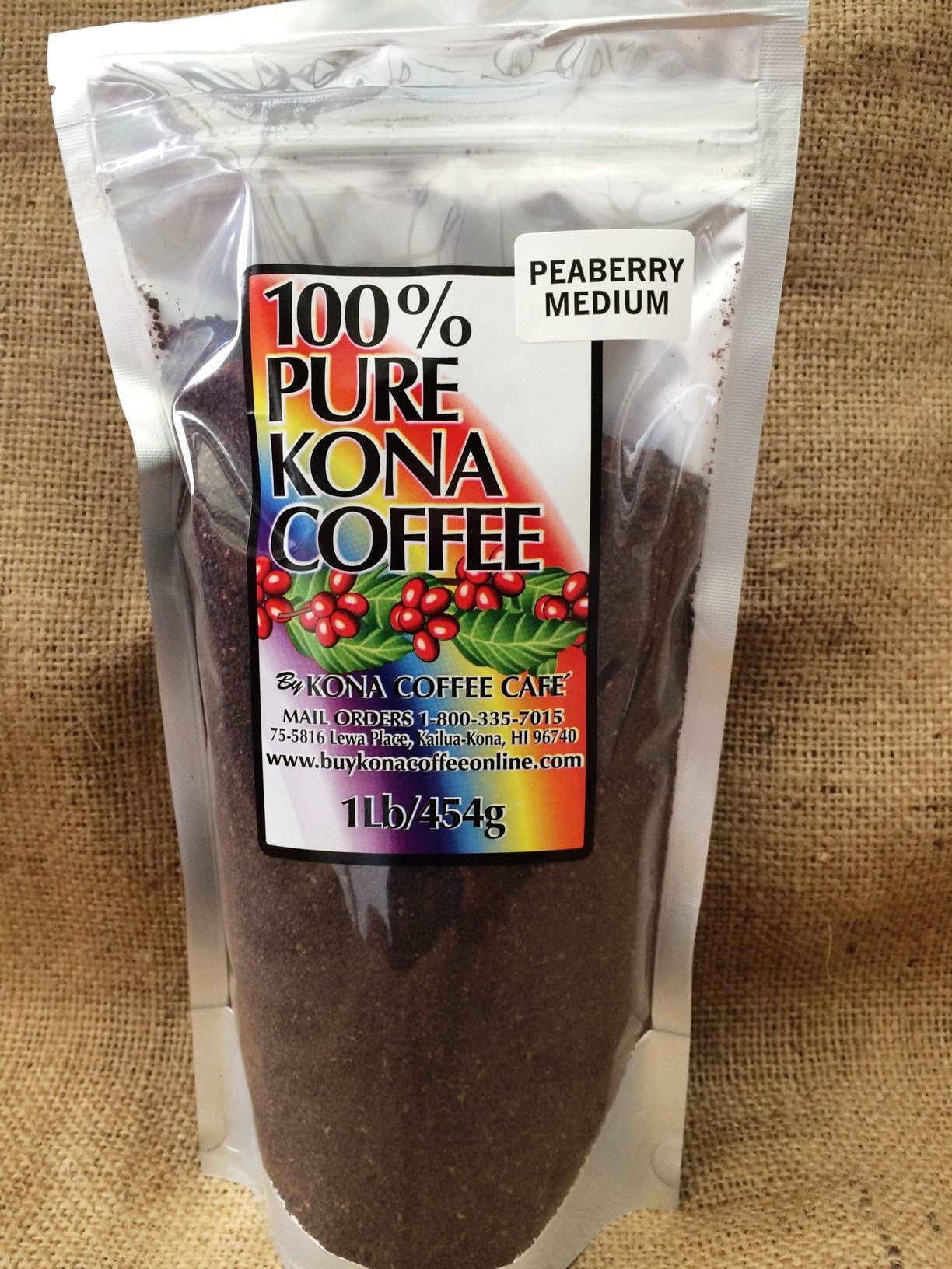 Amazon.com : Hawaiian Kona Coffee Ground (Hawaii) 1Lb : Ground Coffee ...