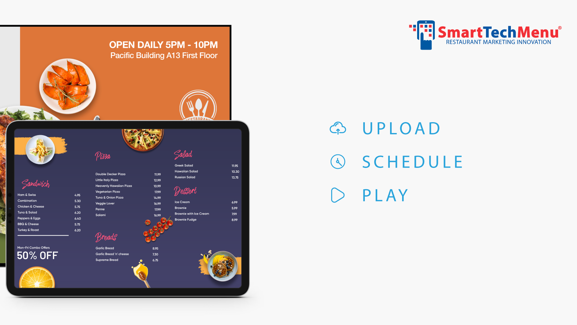 Smart Tech Menu : Digital Menu Signage - App on Amazon Appstore