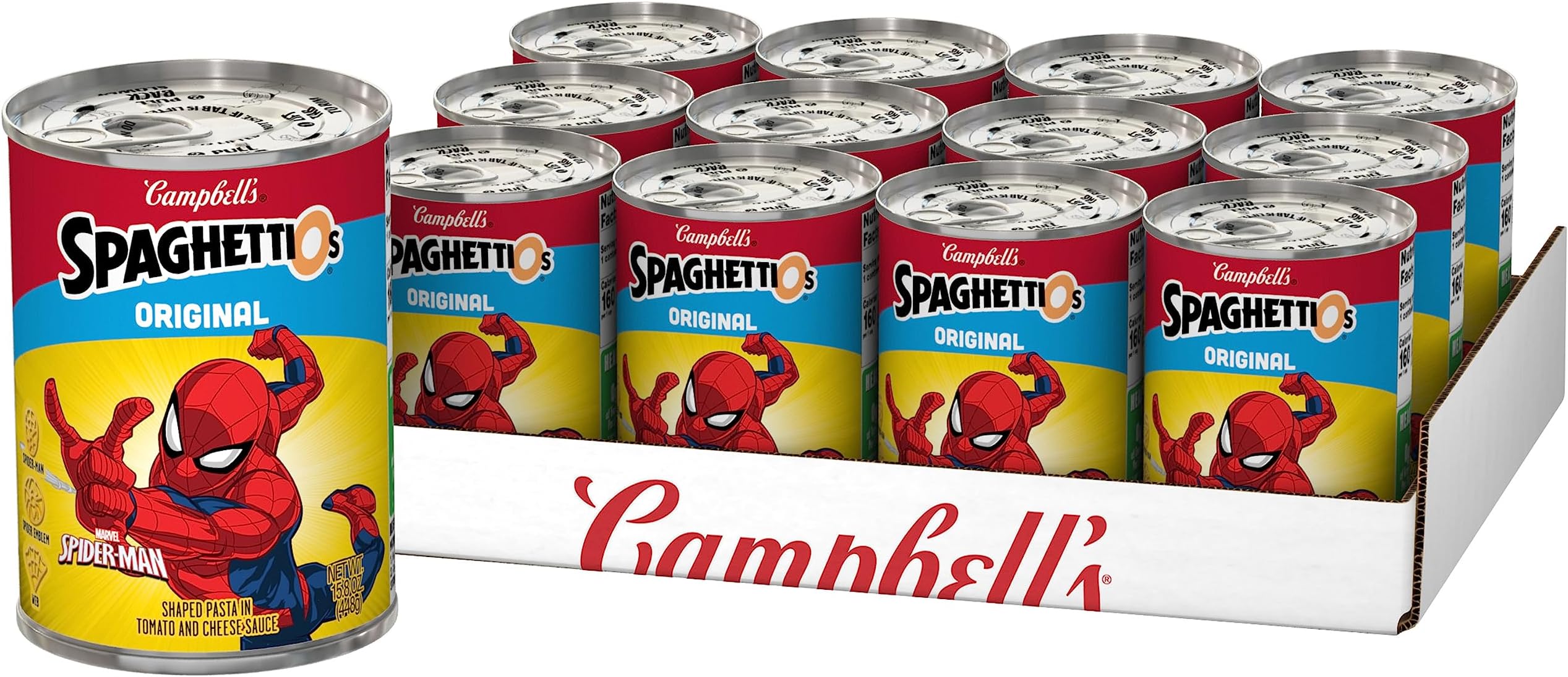 Amazon.com : SpaghettiOs Original Canned Pasta, Healthy Snack for Kids ...