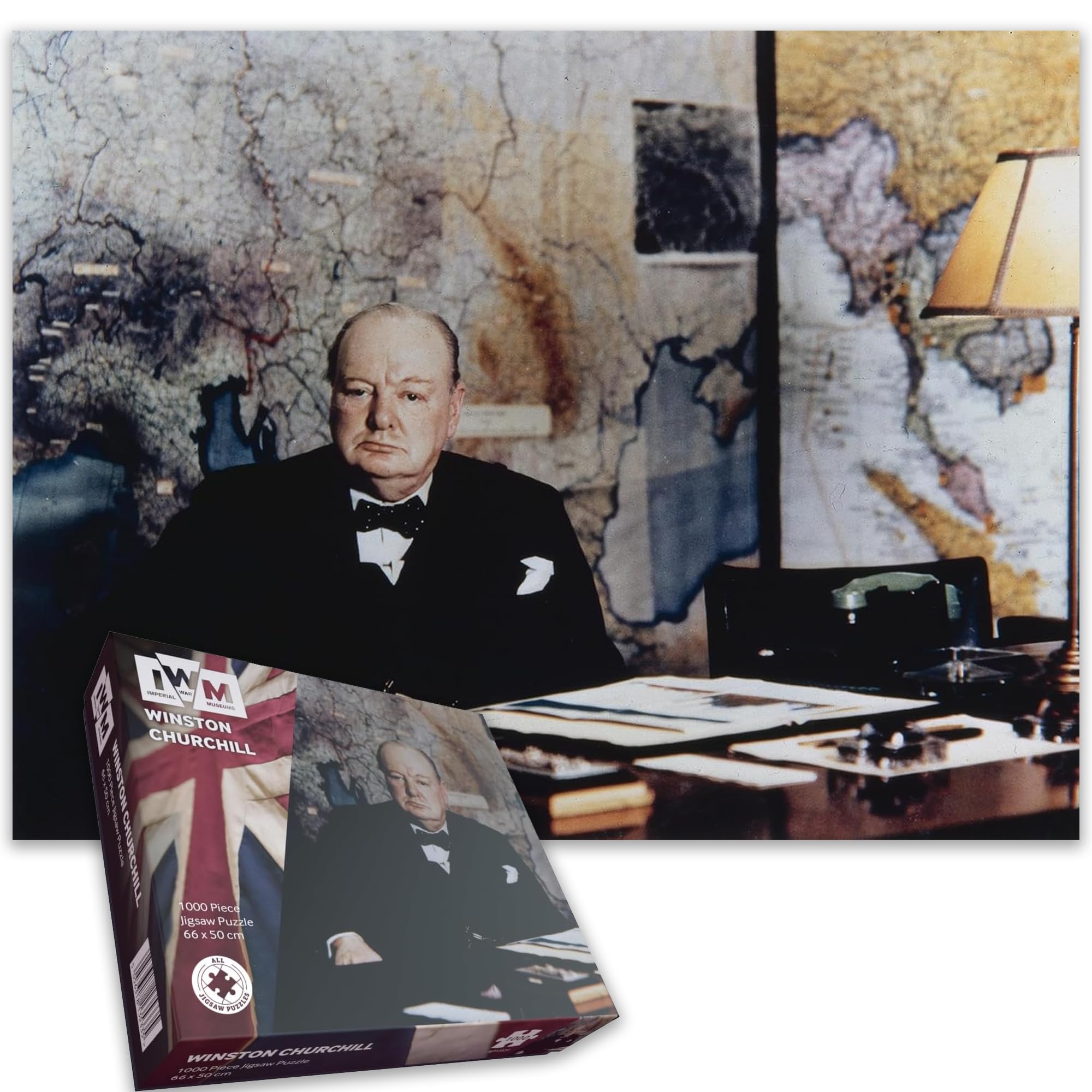 1000 Jigsaw Puzzle Winston Churchill 150th Anniversary by Imperial War ...