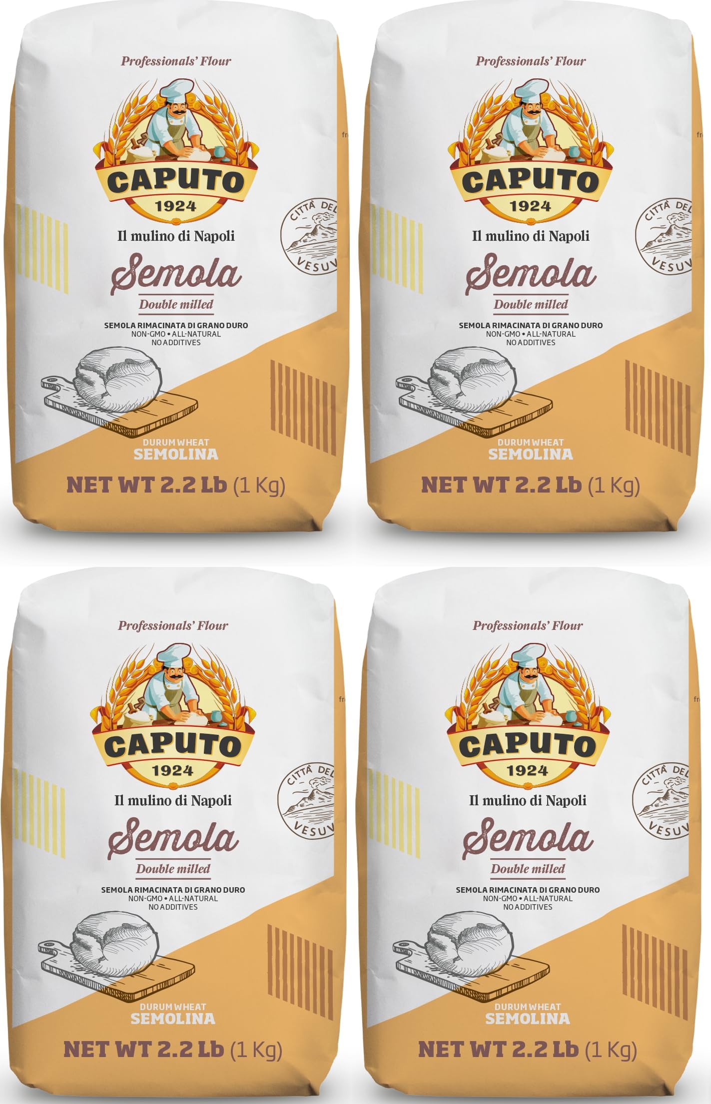 Amazon.com : Antimo Caputo 00 Pizzeria Flour (Blue) 9 Lb Repack : Flour ...