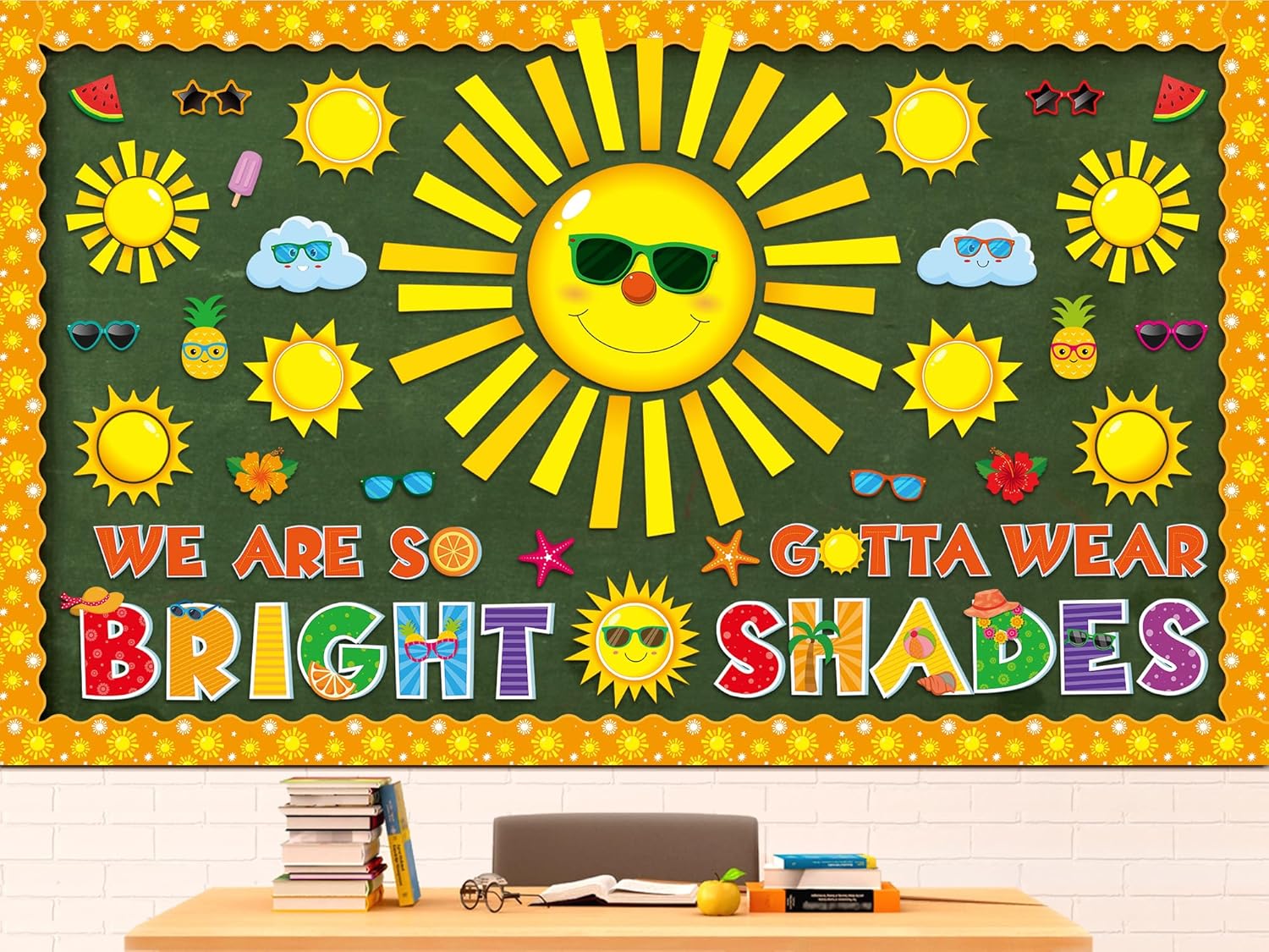 Amazon.com : Pajean Summer Bulletin Board Set Summer Classroom ...