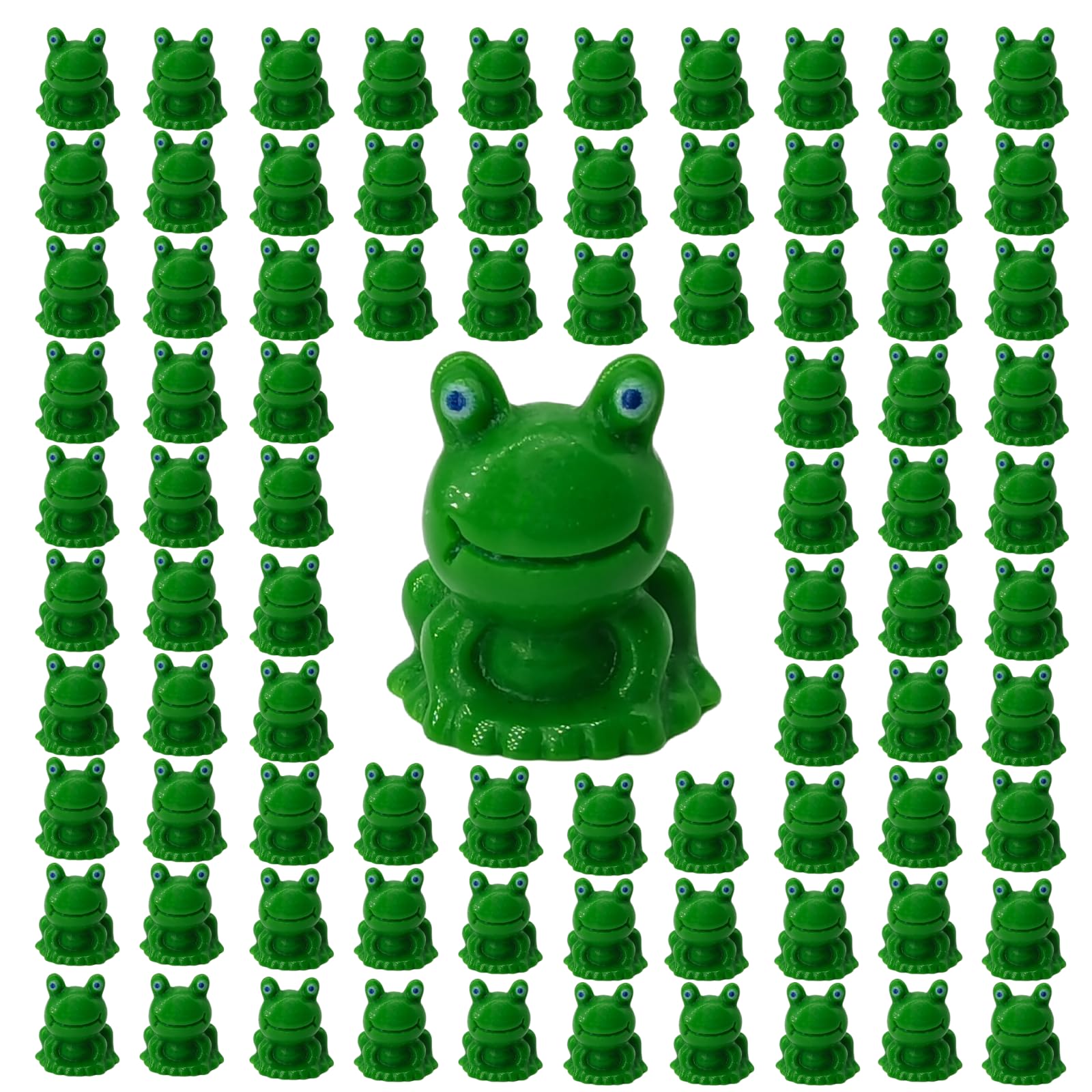Snapklik.com : DoubleWood Mini Frogs Figurine Set, 100 Pieces, Green ...